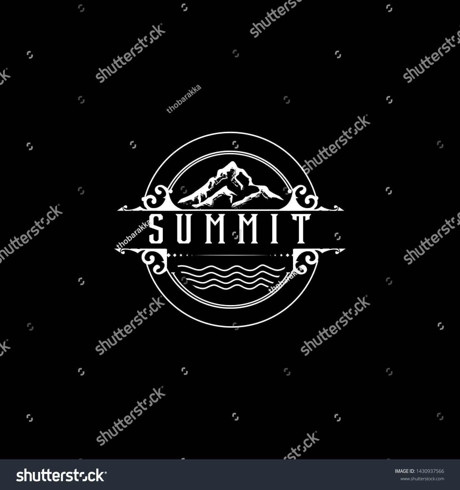 Summit Logo Design Inspiration Vector Template Stock Vector (Royalty ...
