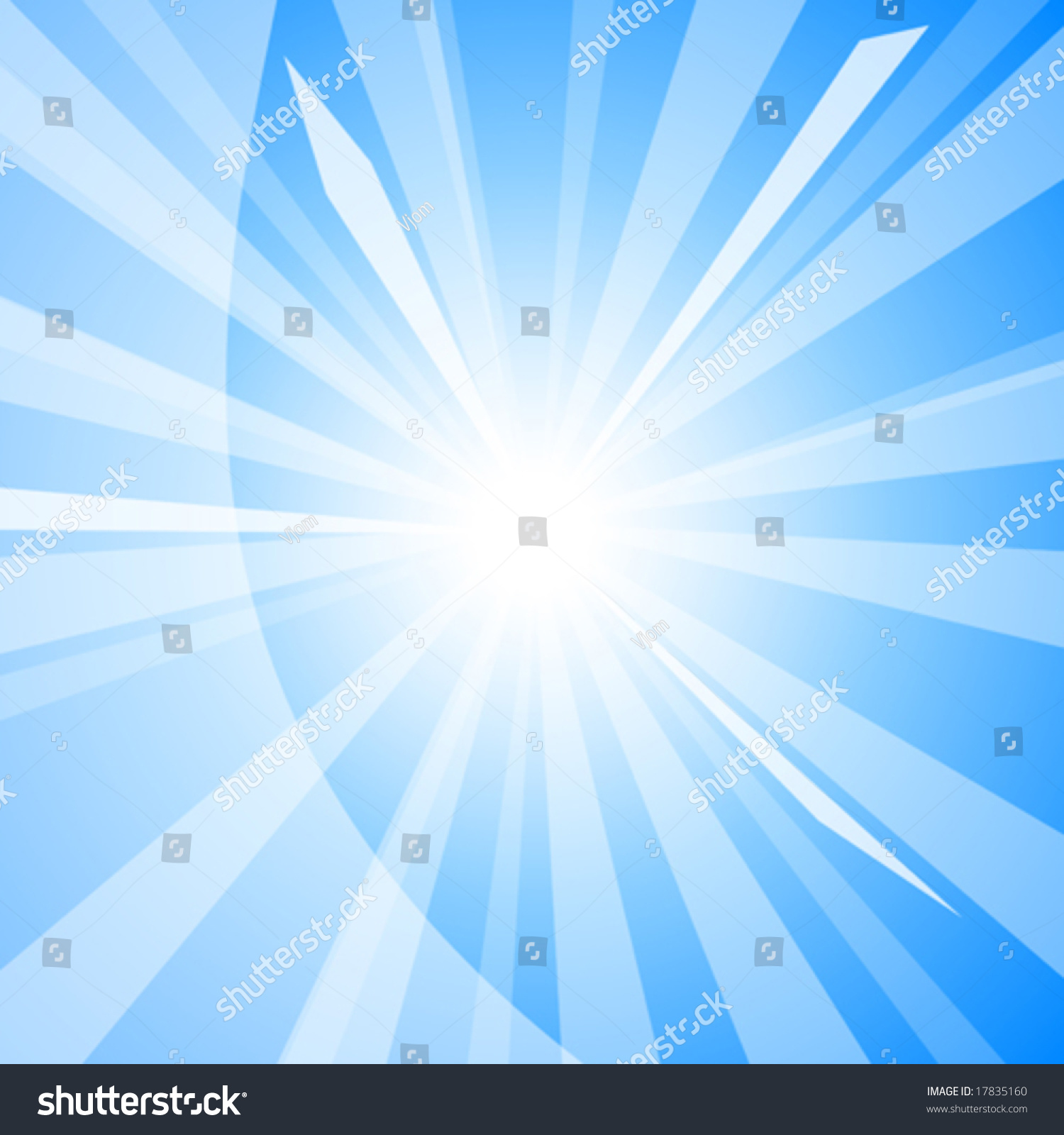 Sun Sunbeams Vector Illustration Stock Vector (Royalty Free) 17835160