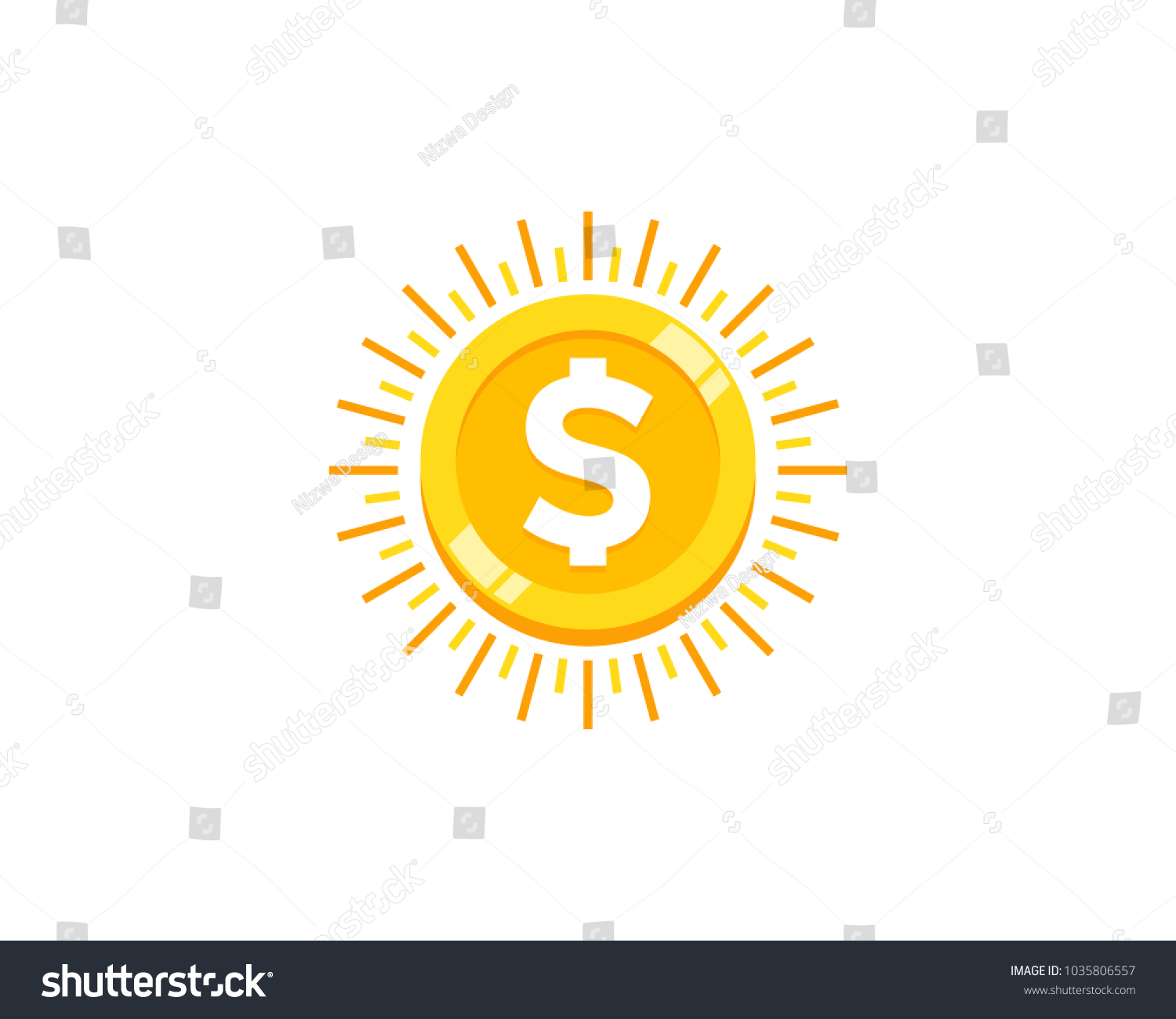Money-dollar-coin-logo Images, Stock Photos & Vectors | Shutterstock