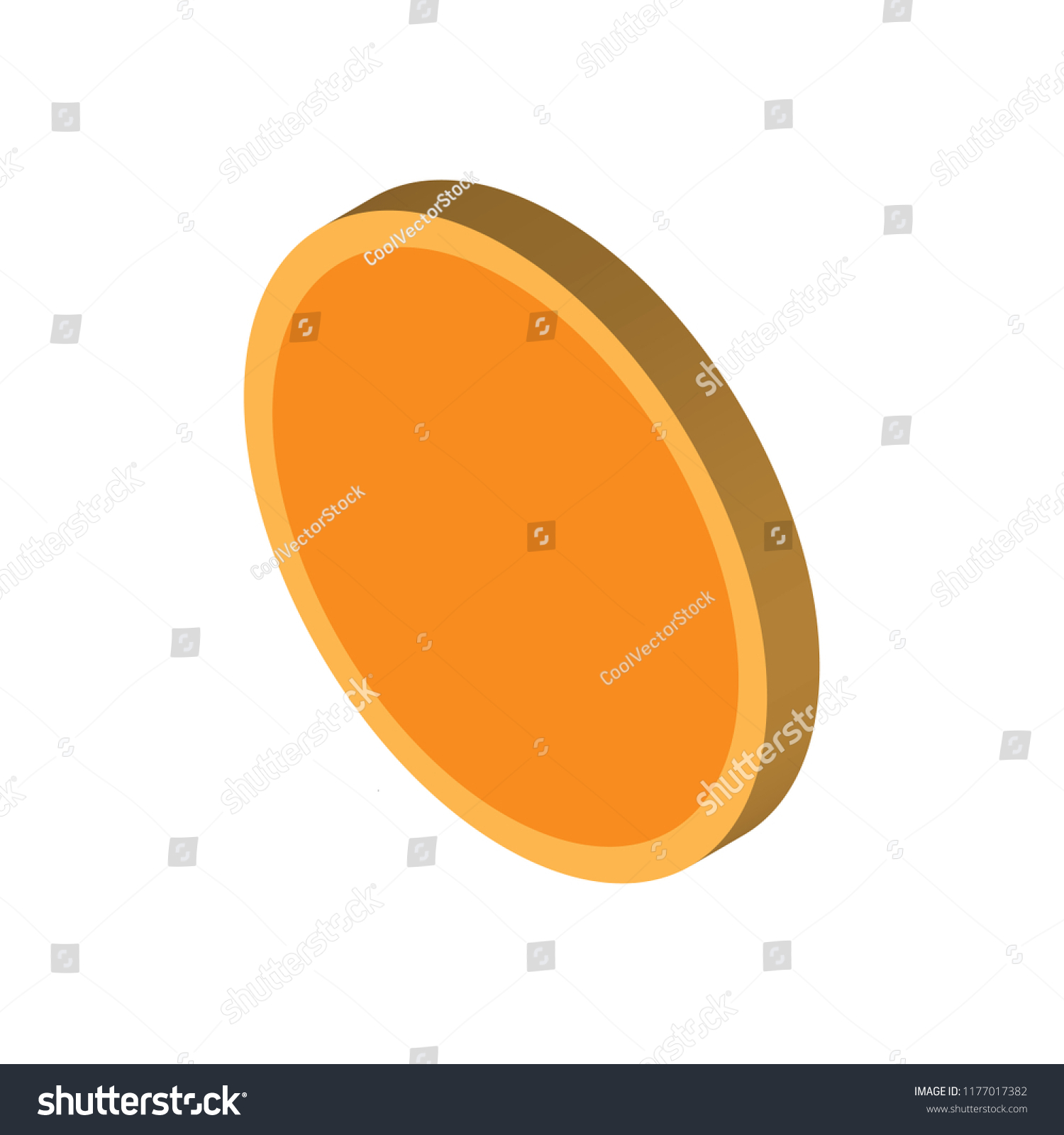 Sun Isometric Left Top View 3d Stock Vector (Royalty Free) 1177017382 ...