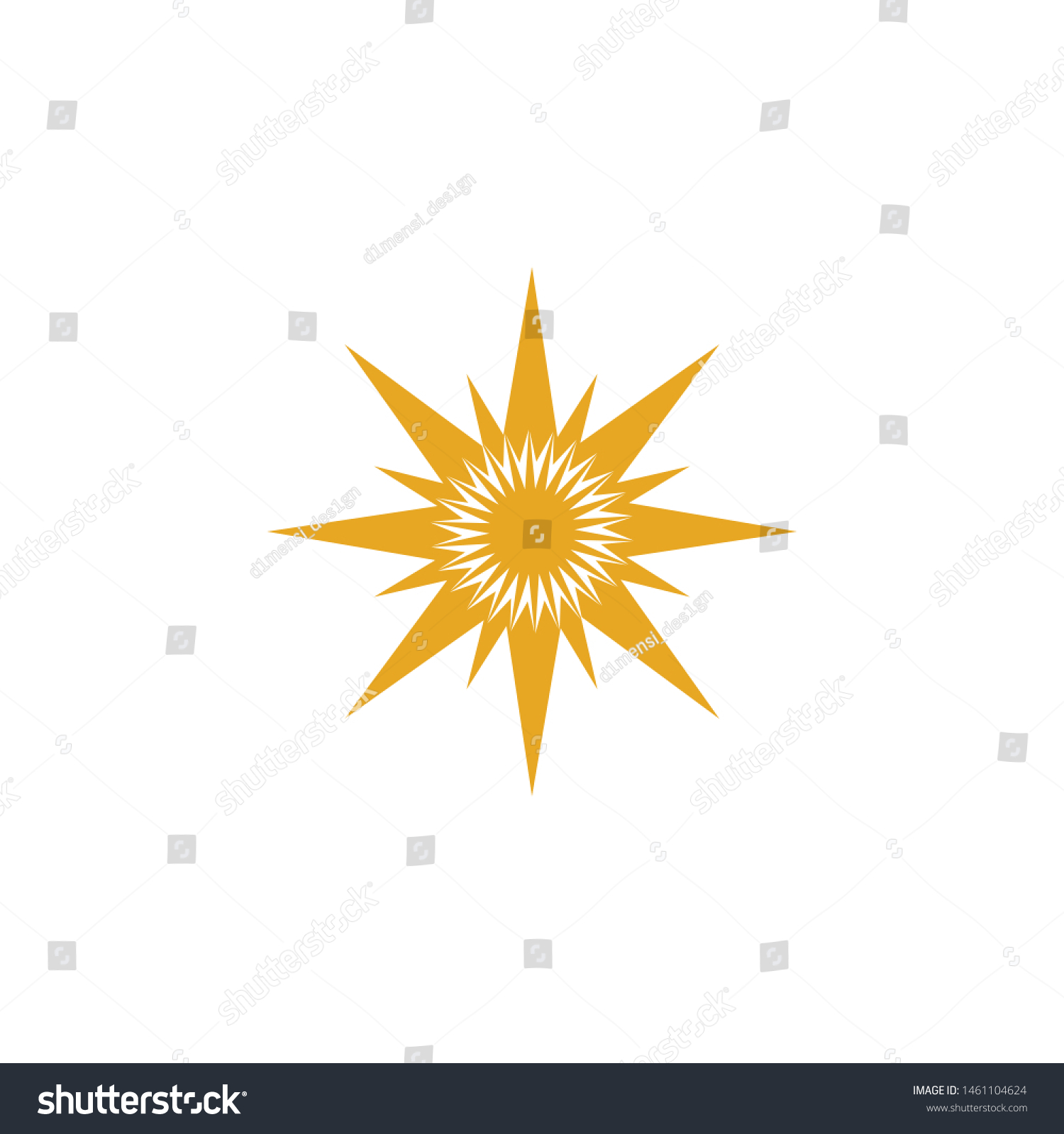 Sun Logo Design Inspiration Vector Template Stock Vector (Royalty Free ...