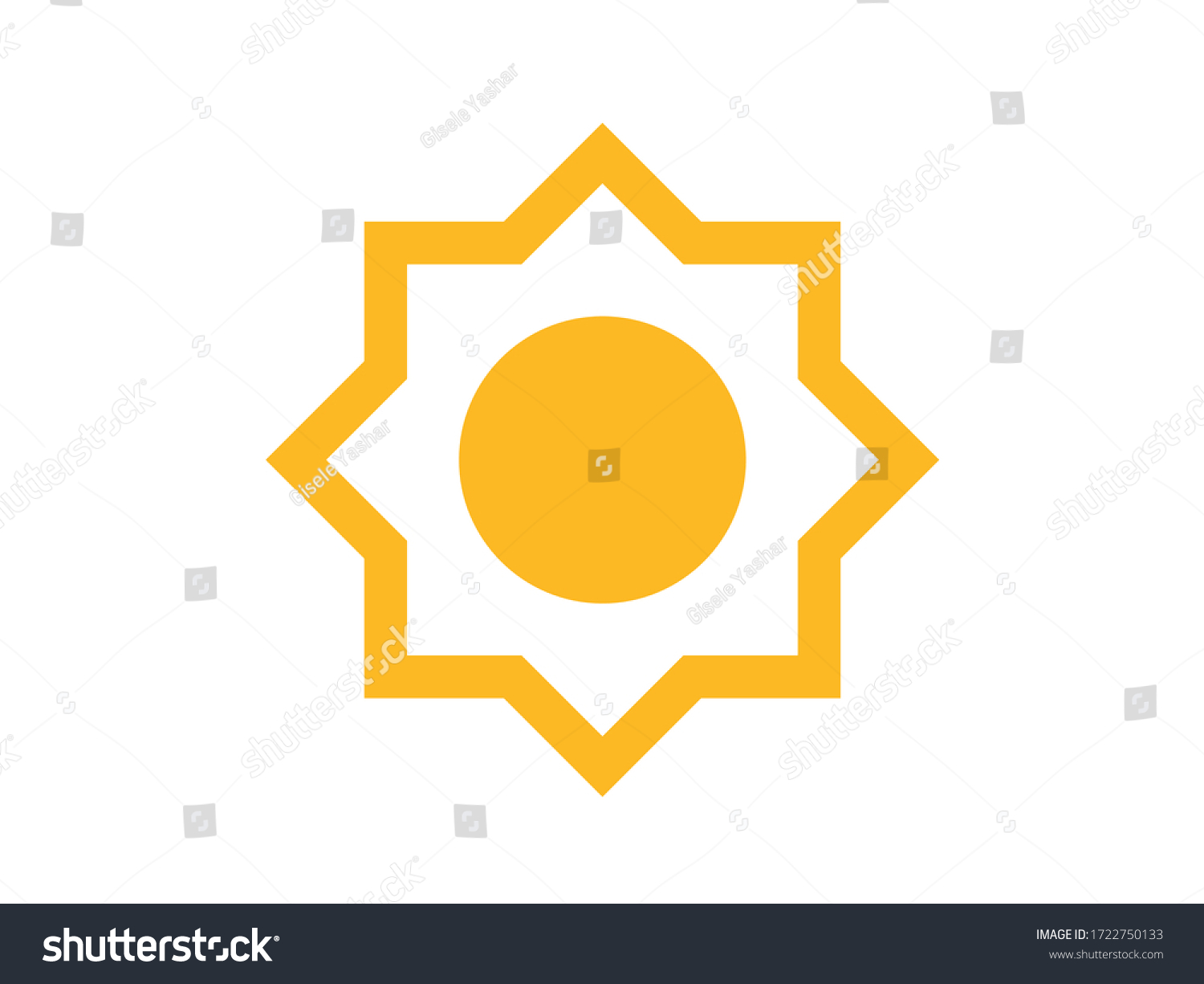 Sun Logo Vector Vector Sun Vector Stock Vector (Royalty Free) 1722750133