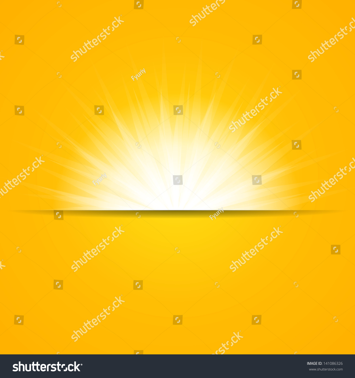 Sun Rays Background Beautiful Sunny Backdrop: vector de stock (libre de ...