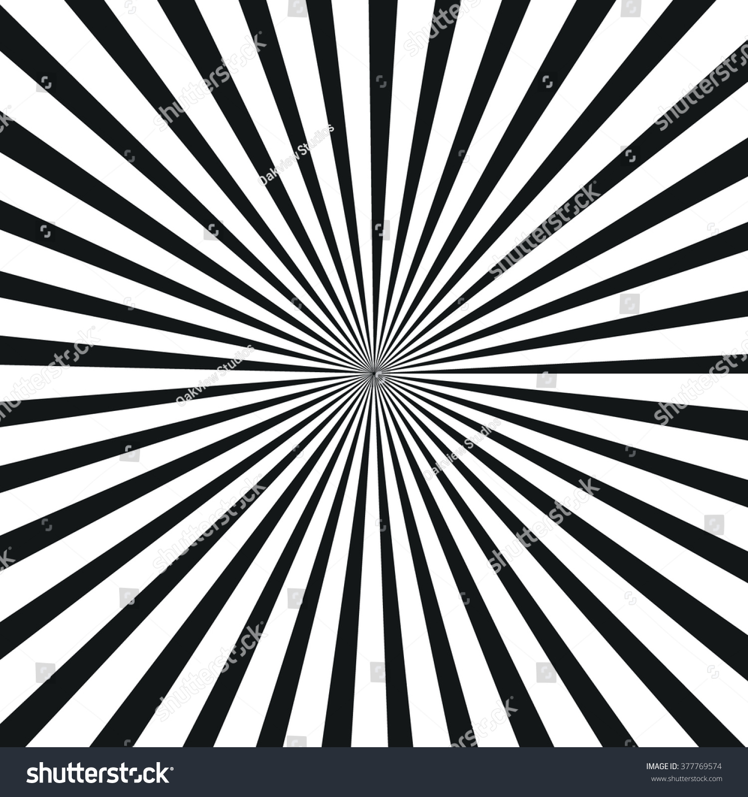 Sun Rays Burst Black White Vector Stock Vector (Royalty Free) 377769574 ...