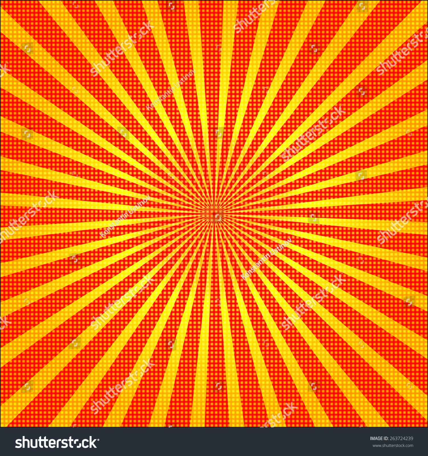 Sunburst Abstract Background Vector Illustration Stock Vector (Royalty ...