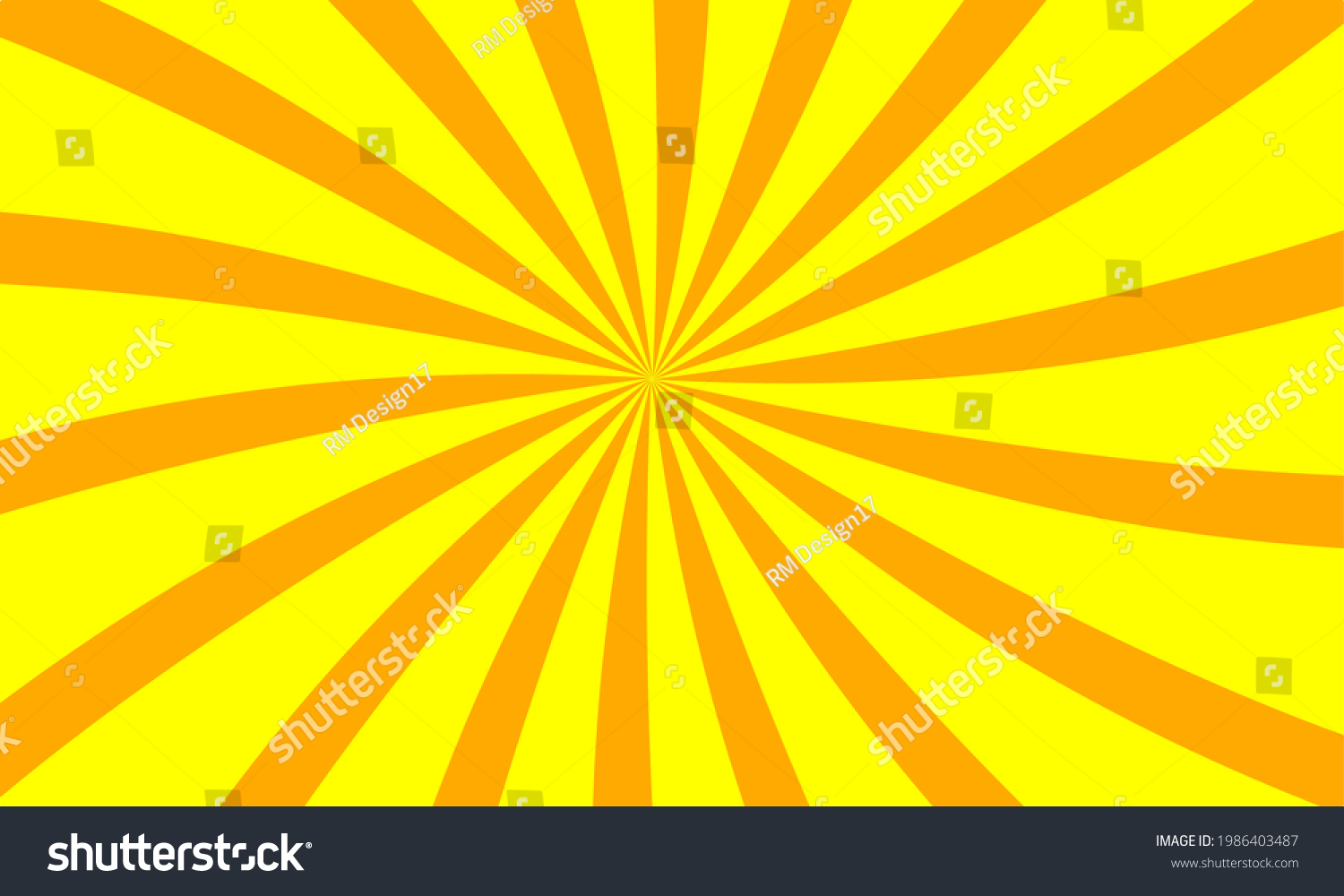 Sunburst Background Special Summer Rays Background Stock Vector ...