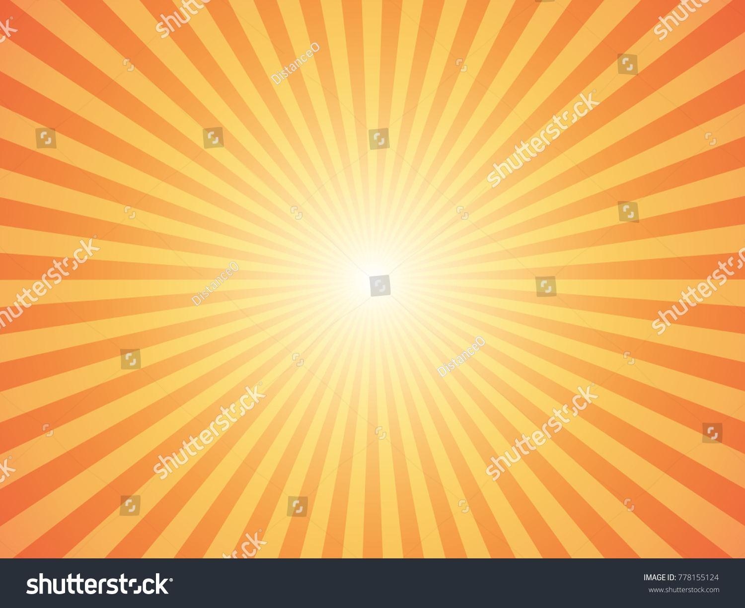 Sunburst Background Vector Illustration: เวกเตอร์สต็อก (ปลอดค่า ...