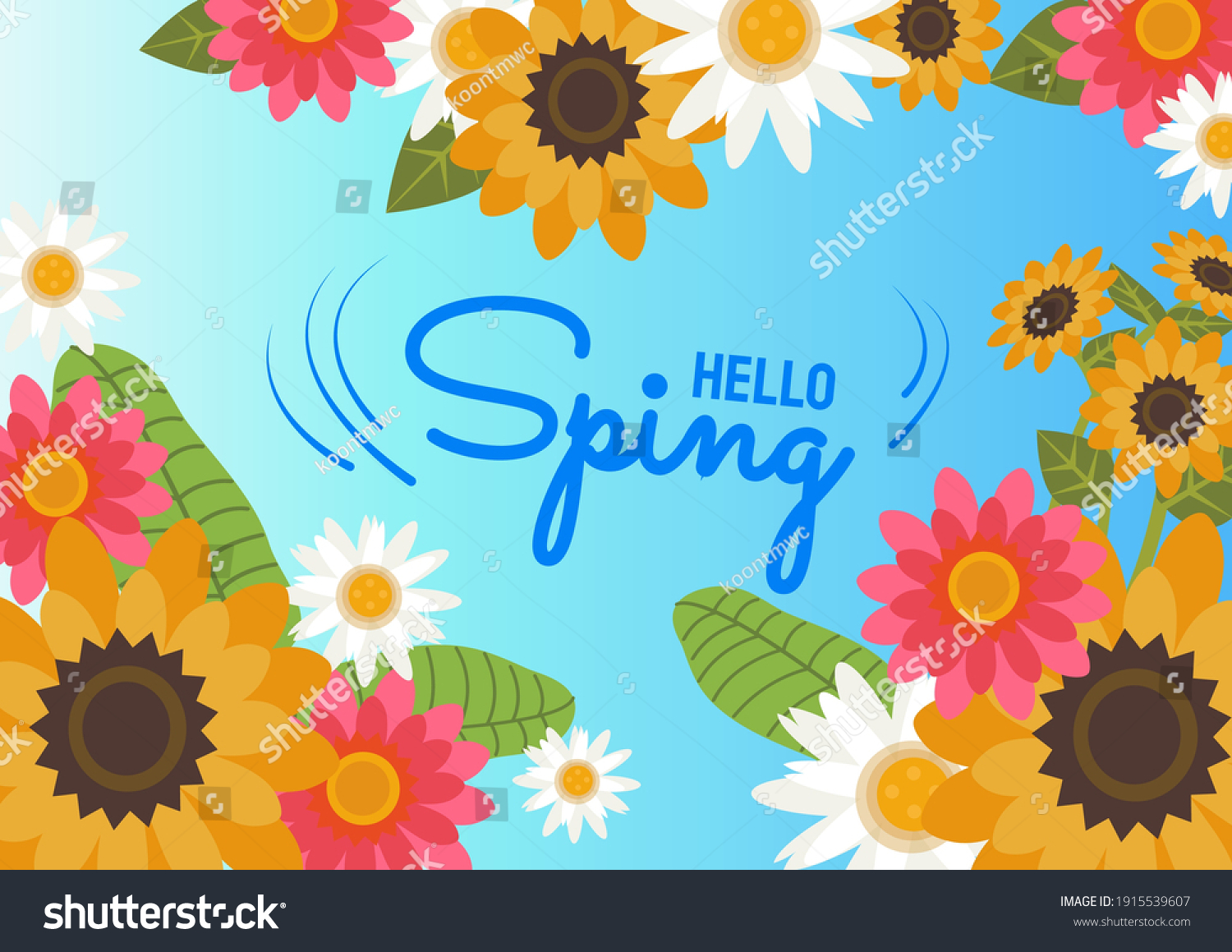 1 Sunfloers Stock Vectors, Images & Vector Art | Shutterstock