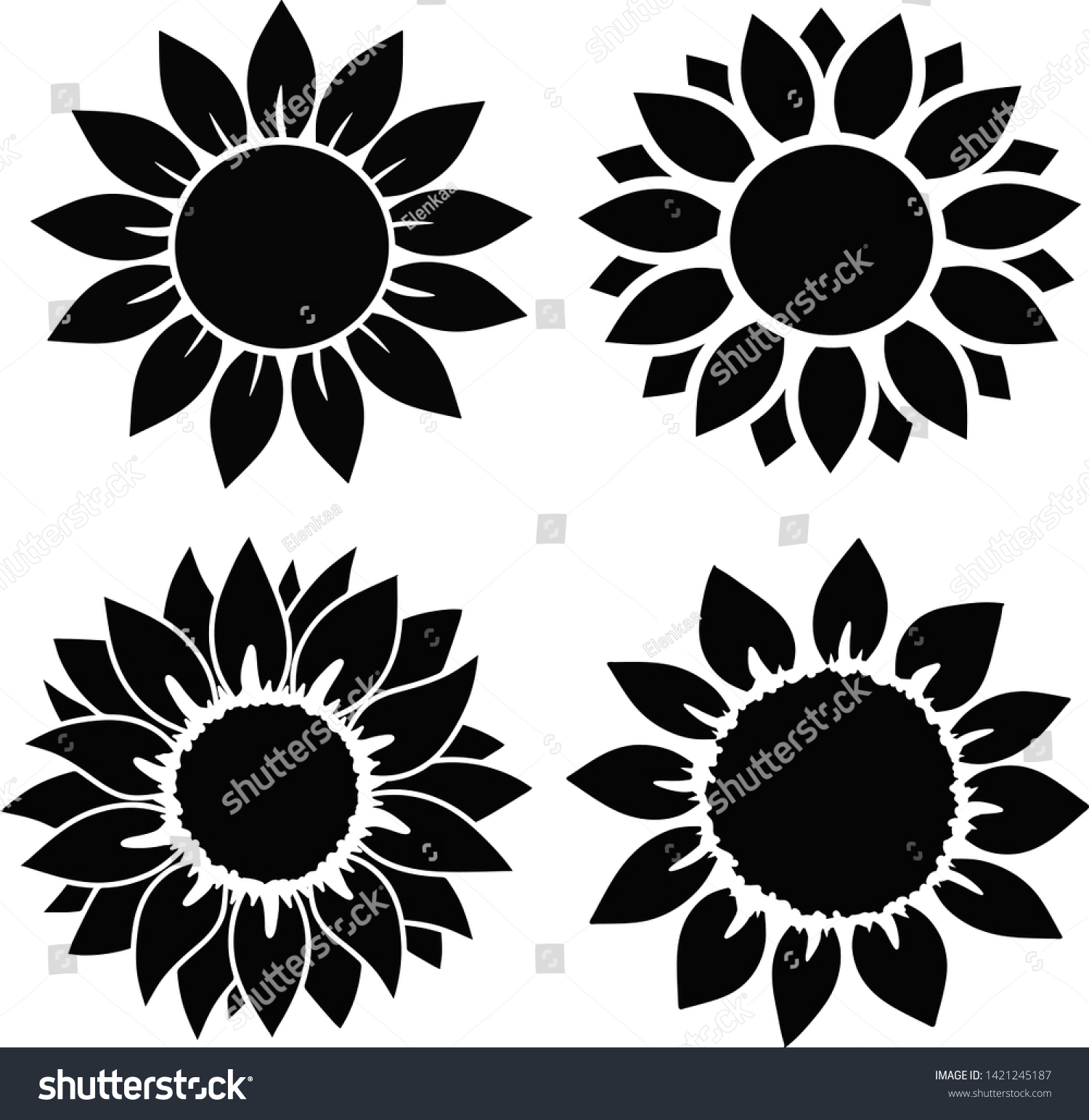 50,930 Sunflowers icon Images, Stock Photos & Vectors | Shutterstock