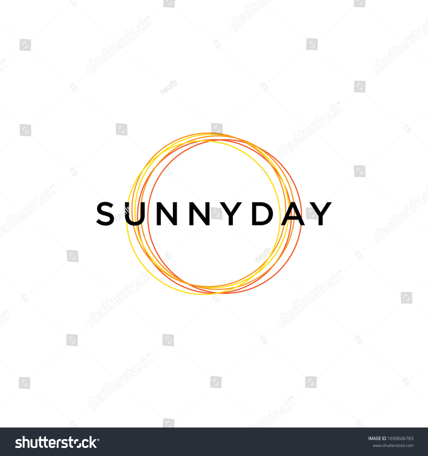 Sunny Day Logo Icon Vector Stock Vector (Royalty Free) 1690606783 ...