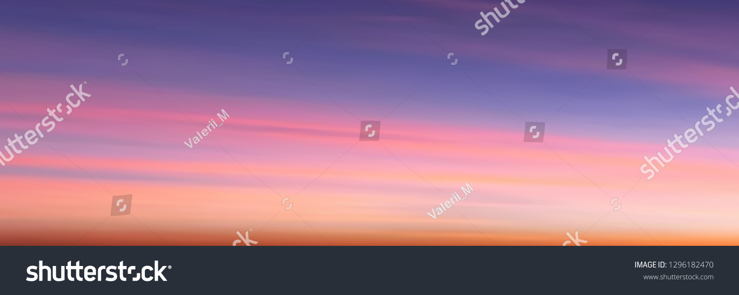 Sunset Sky Background Vector Illustration Eps10 Stock Vector (Royalty ...