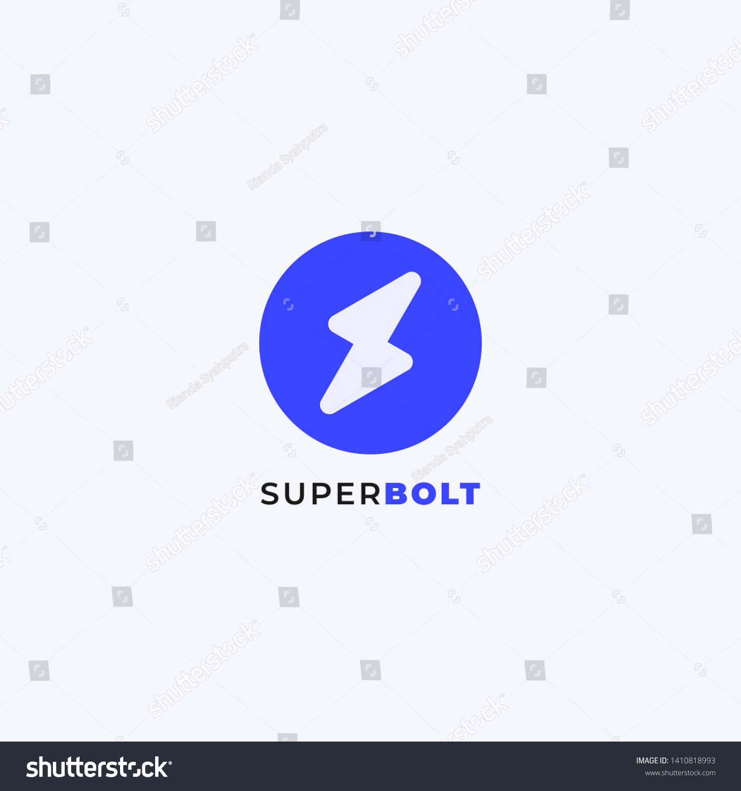 Super Bolt S Initial Logo Design Stock Vector (Royalty Free) 1410818993 ...