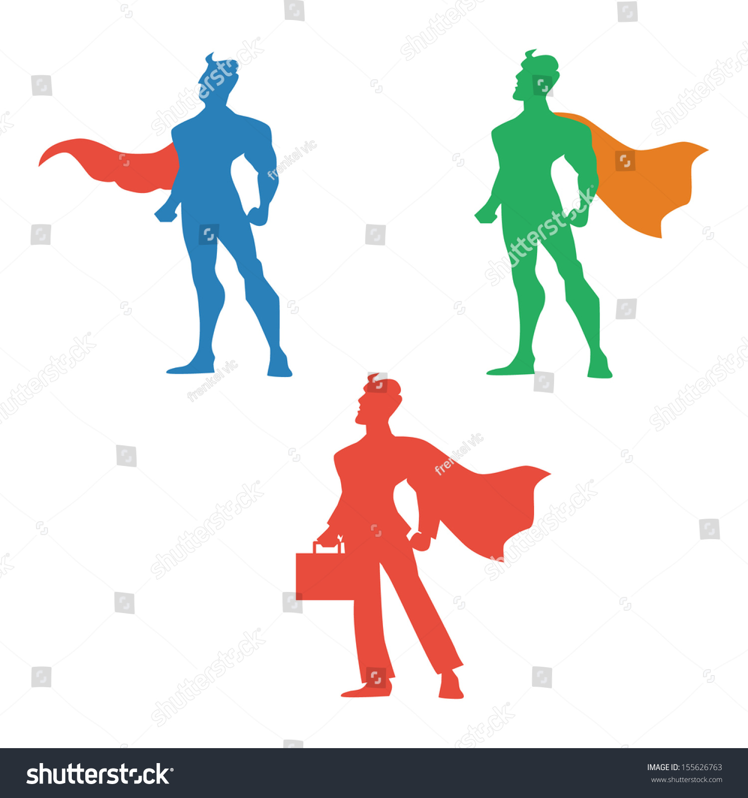 Super Hero Vector Illustration Stock Vector (Royalty Free) 155626763 ...
