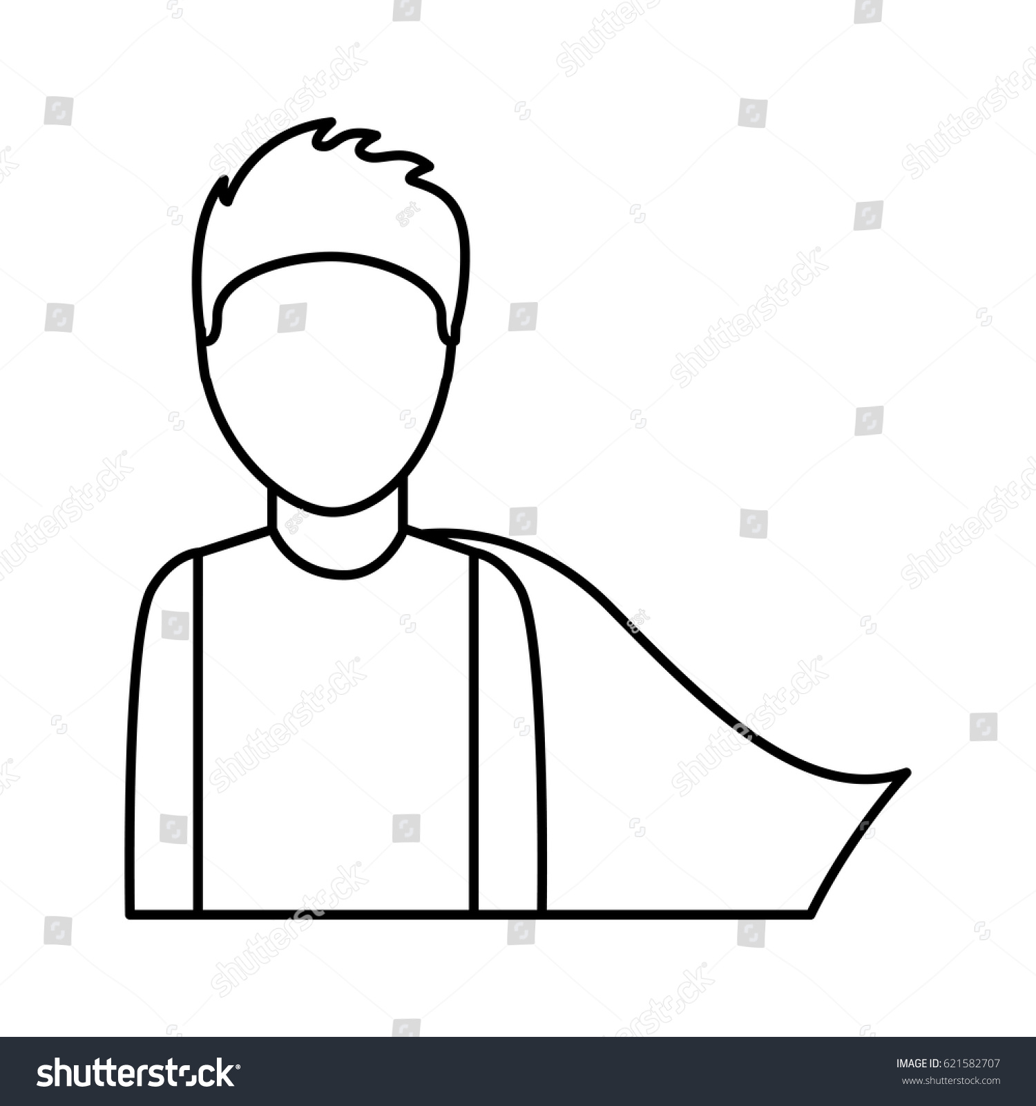 Super Hero Layer Stock Vector (Royalty Free) 621582707 | Shutterstock