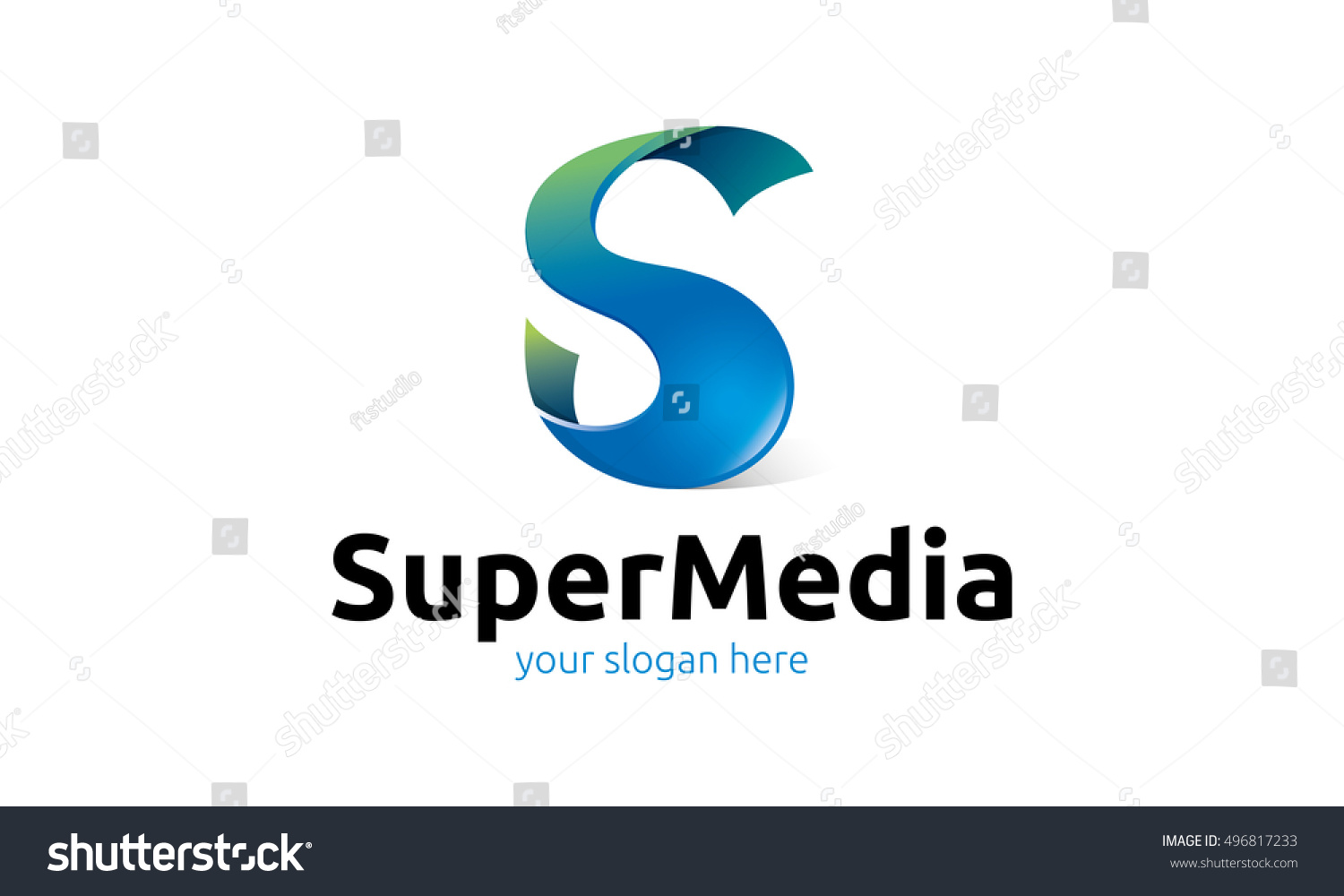 Super Media Logo Stock Vector (Royalty Free) 496817233 | Shutterstock
