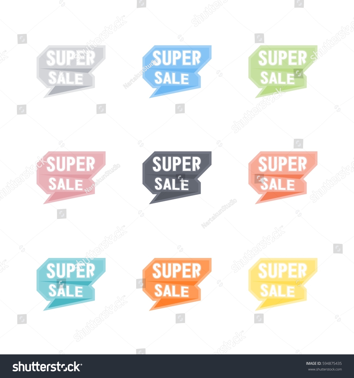 Super Sale Vector Illustration Stock Vector (Royalty Free) 594875435 ...