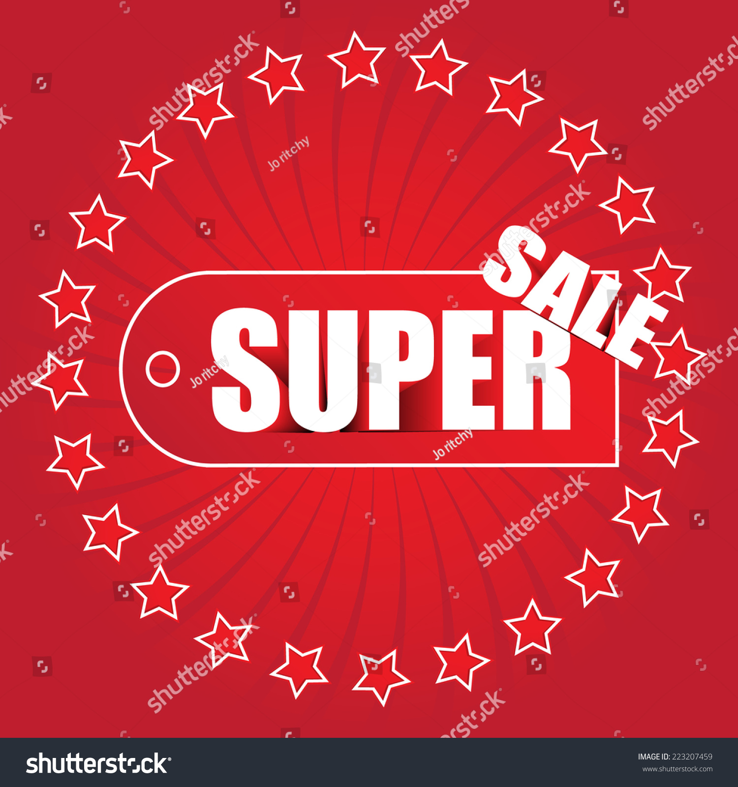 Super Sale Wording Vector Format Stock Vector (Royalty Free) 223207459 ...