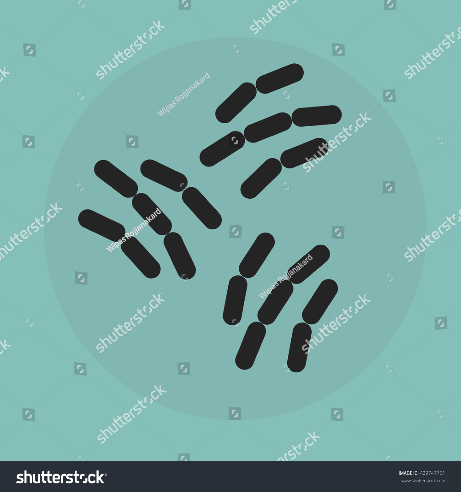 Superbugs Various Bacteria Microbes Cartoon Vector Stock Vector ...