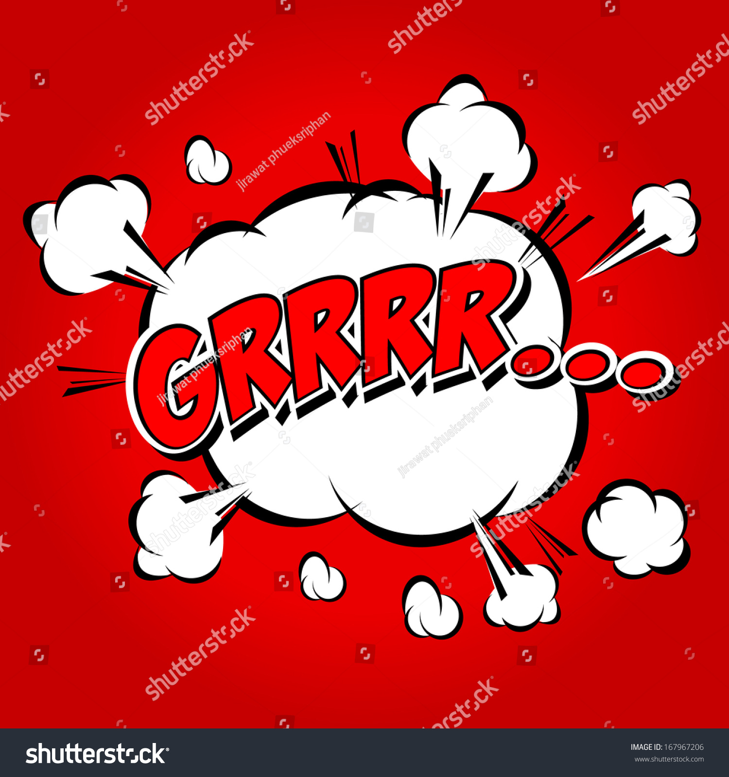 Superhero Bashing Comics Bubble Text: vector de stock (libre de ...