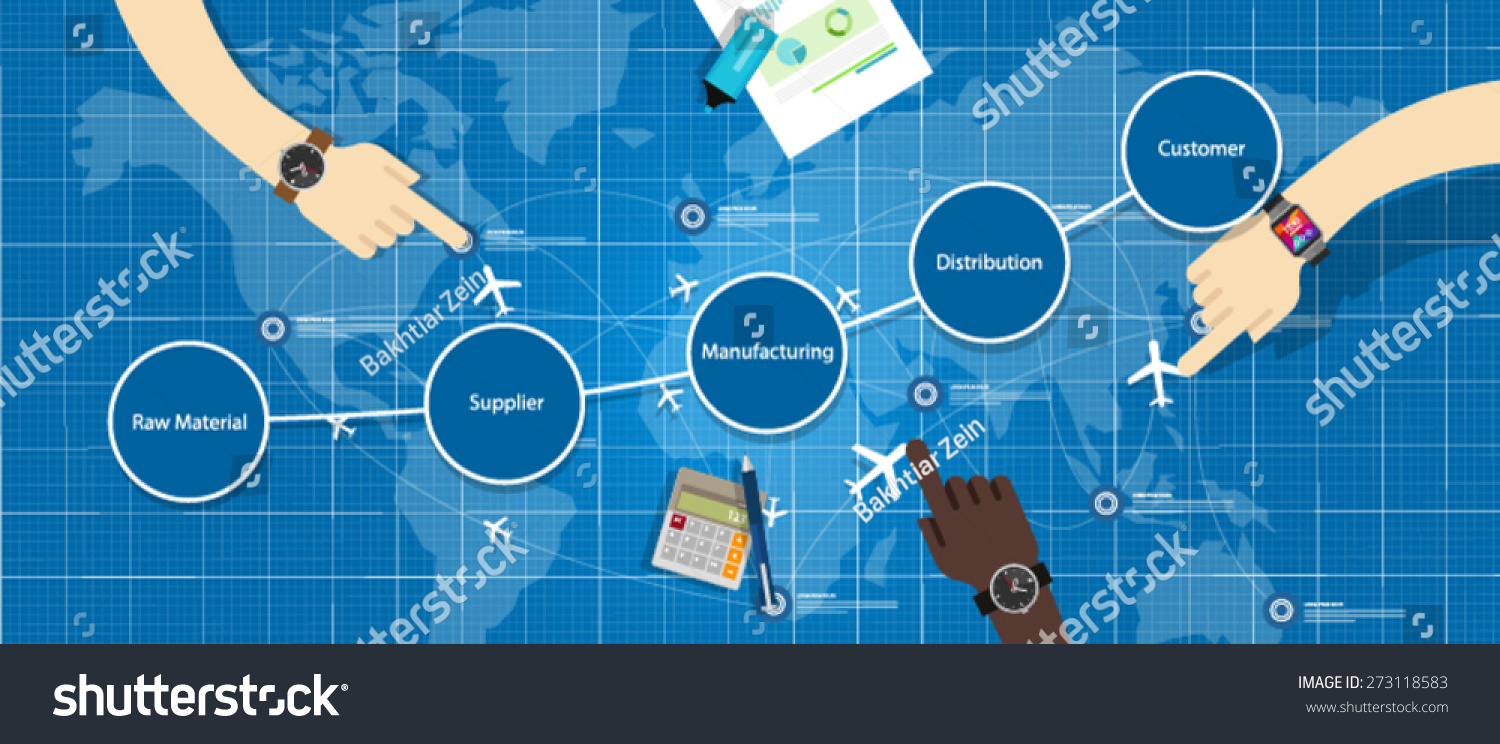 908 Supply chain and inventory Stock Vectors, Images & Vector Art ...