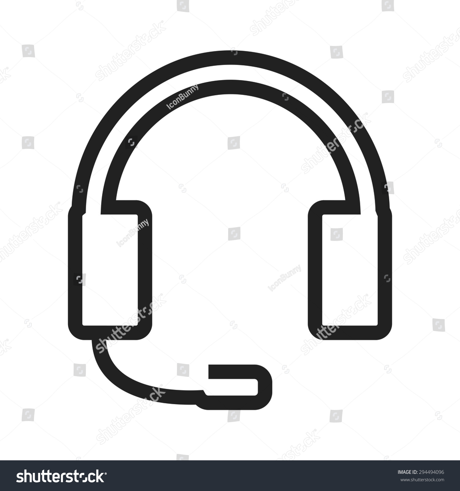 Support Customer Call Icon Vector Image Stock Vector (Royalty Free ...
