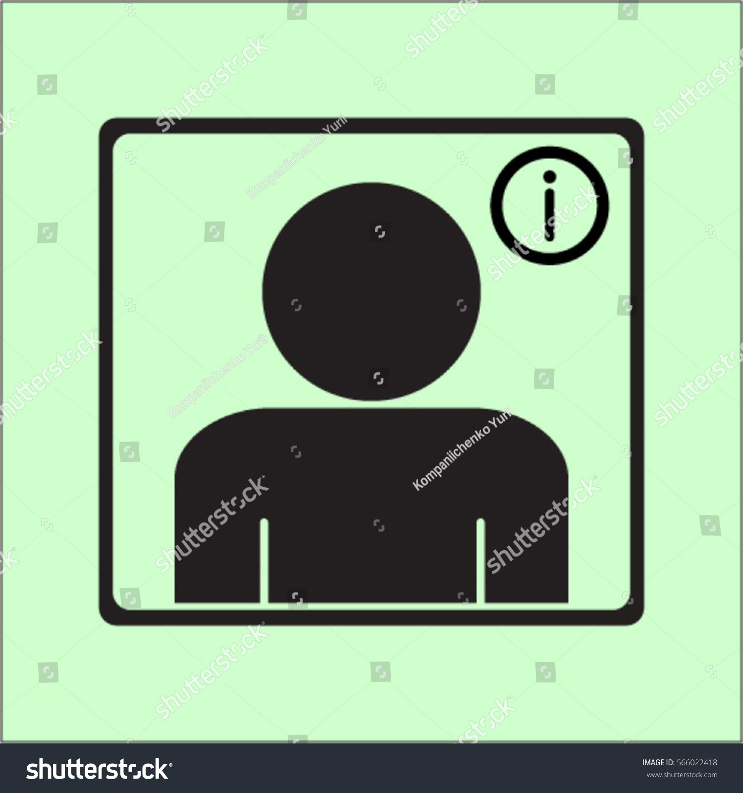 Support Icon Information Service Vector Illustration Stock Vector ...