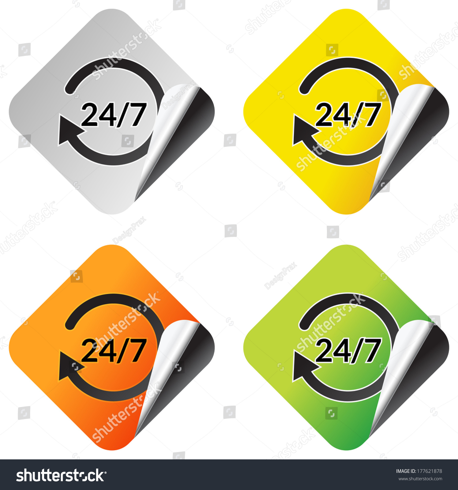 Support Label Illustration Stock Vector (Royalty Free) 177621878 ...