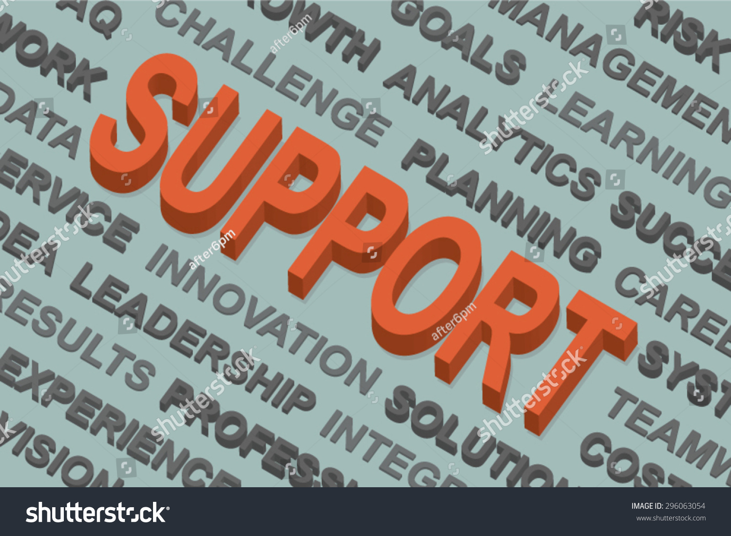 Support Word Cloud Business Concept Stock Vector (Royalty Free ...