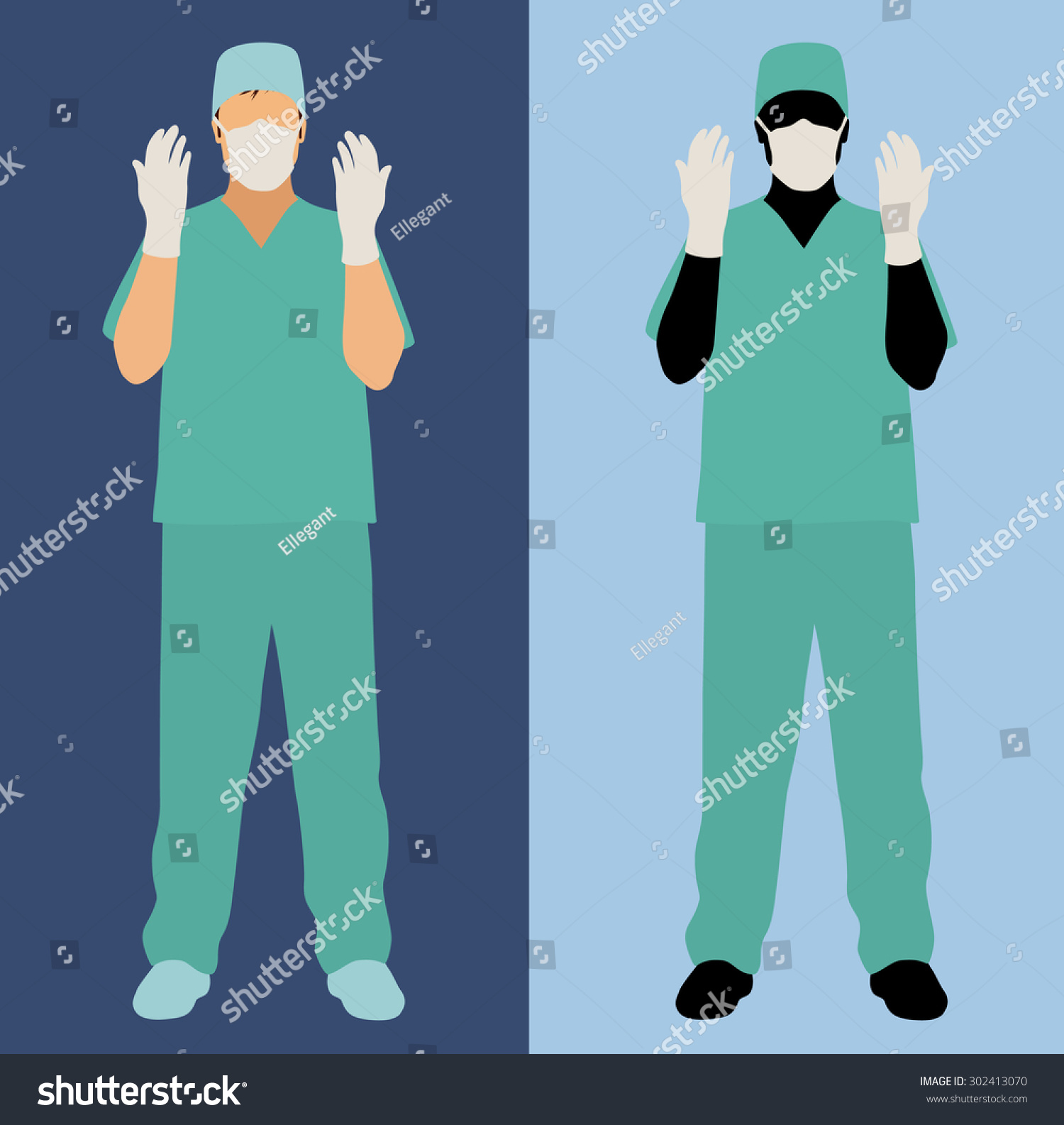 5,202 Surgeon mask and hat Images, Stock Photos & Vectors | Shutterstock