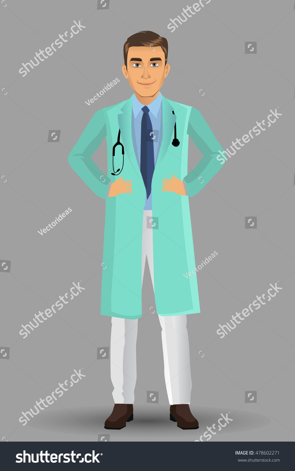 Surgeon Vector Illustration Stock Vector (Royalty Free) 478602271