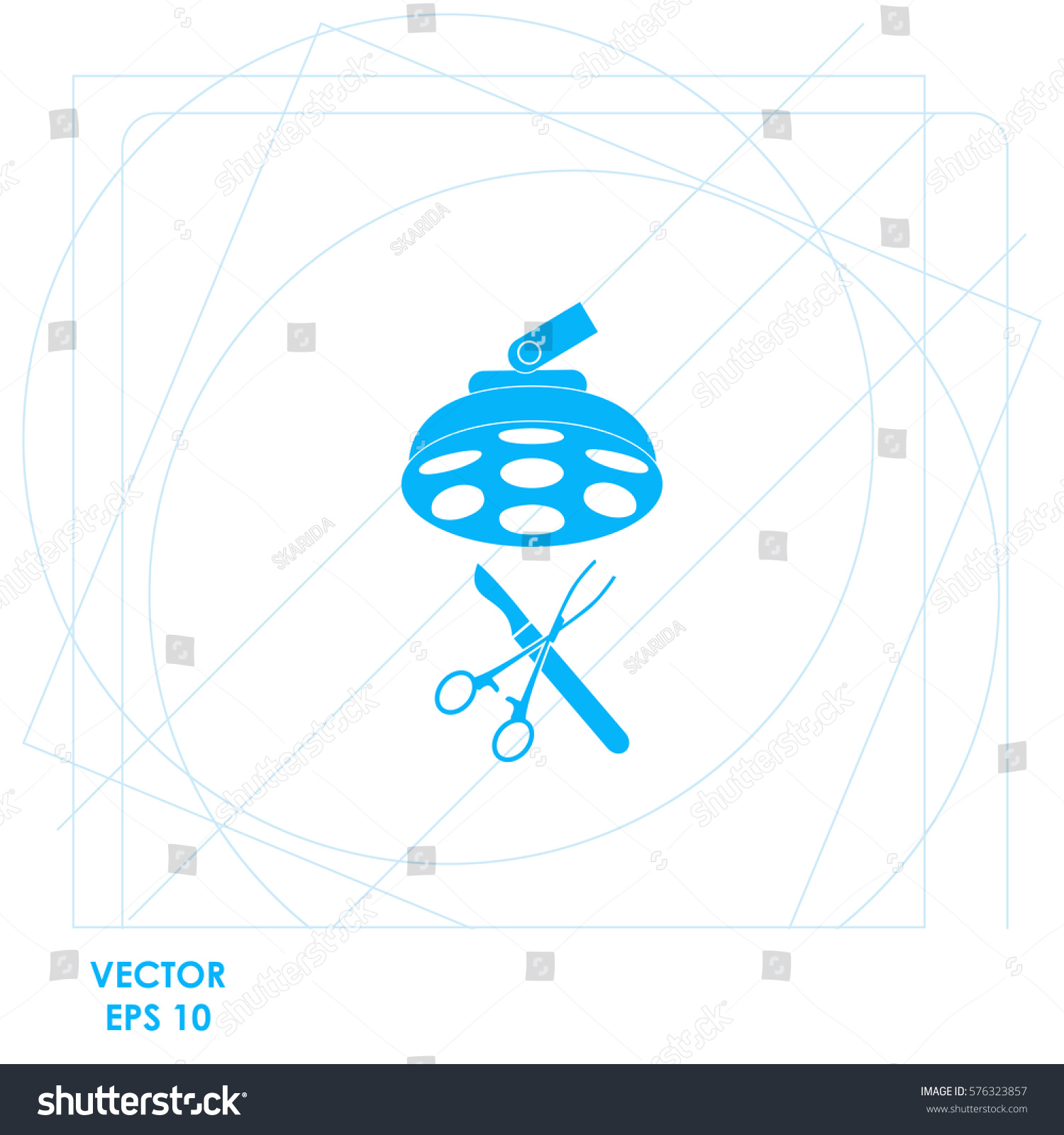 Surgical Instruments Icon Vector Design Stock Vector (Royalty Free ...