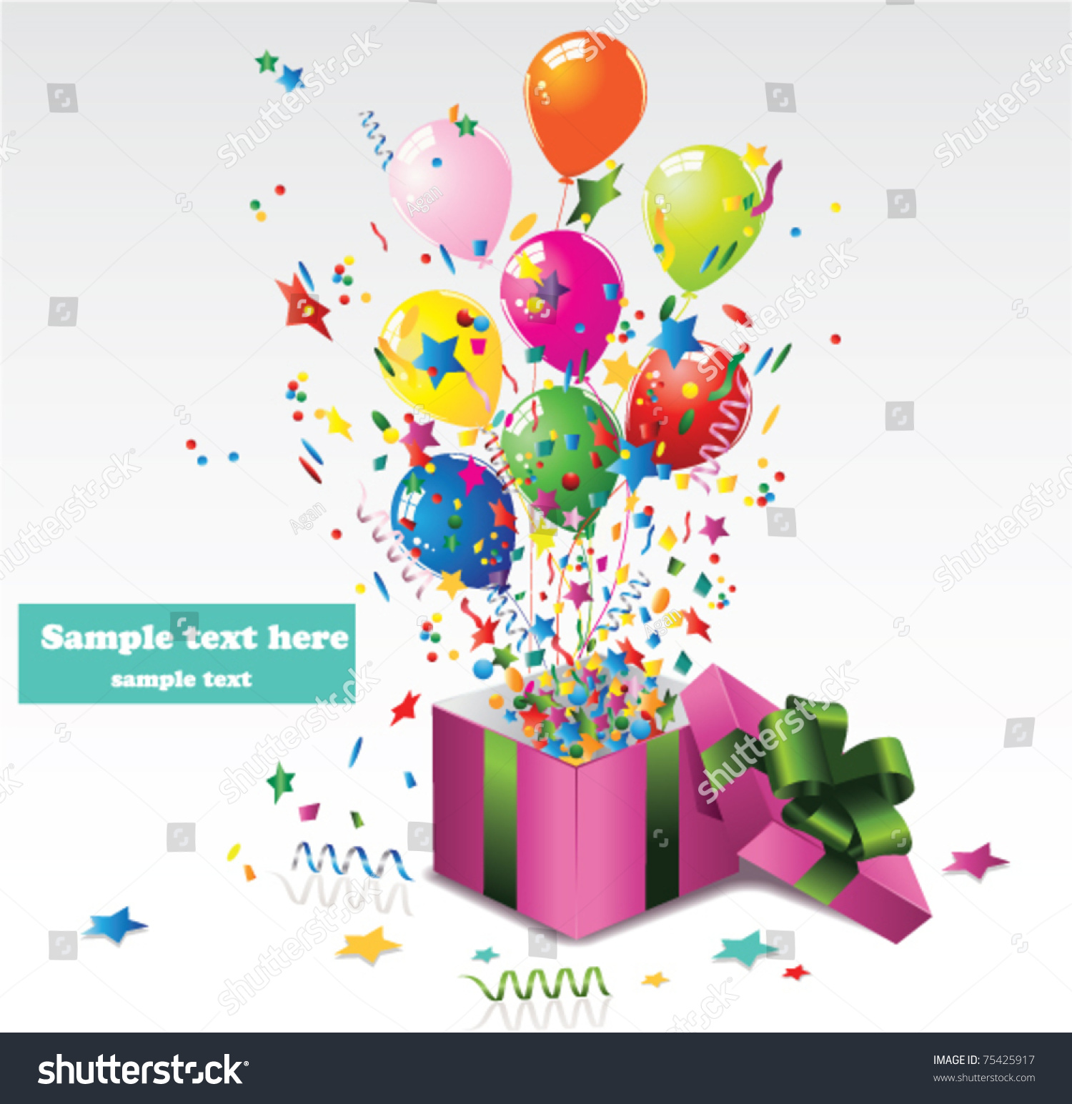 Surprise Box Logo Open Gift Box Surprise Drawing High Res Vector