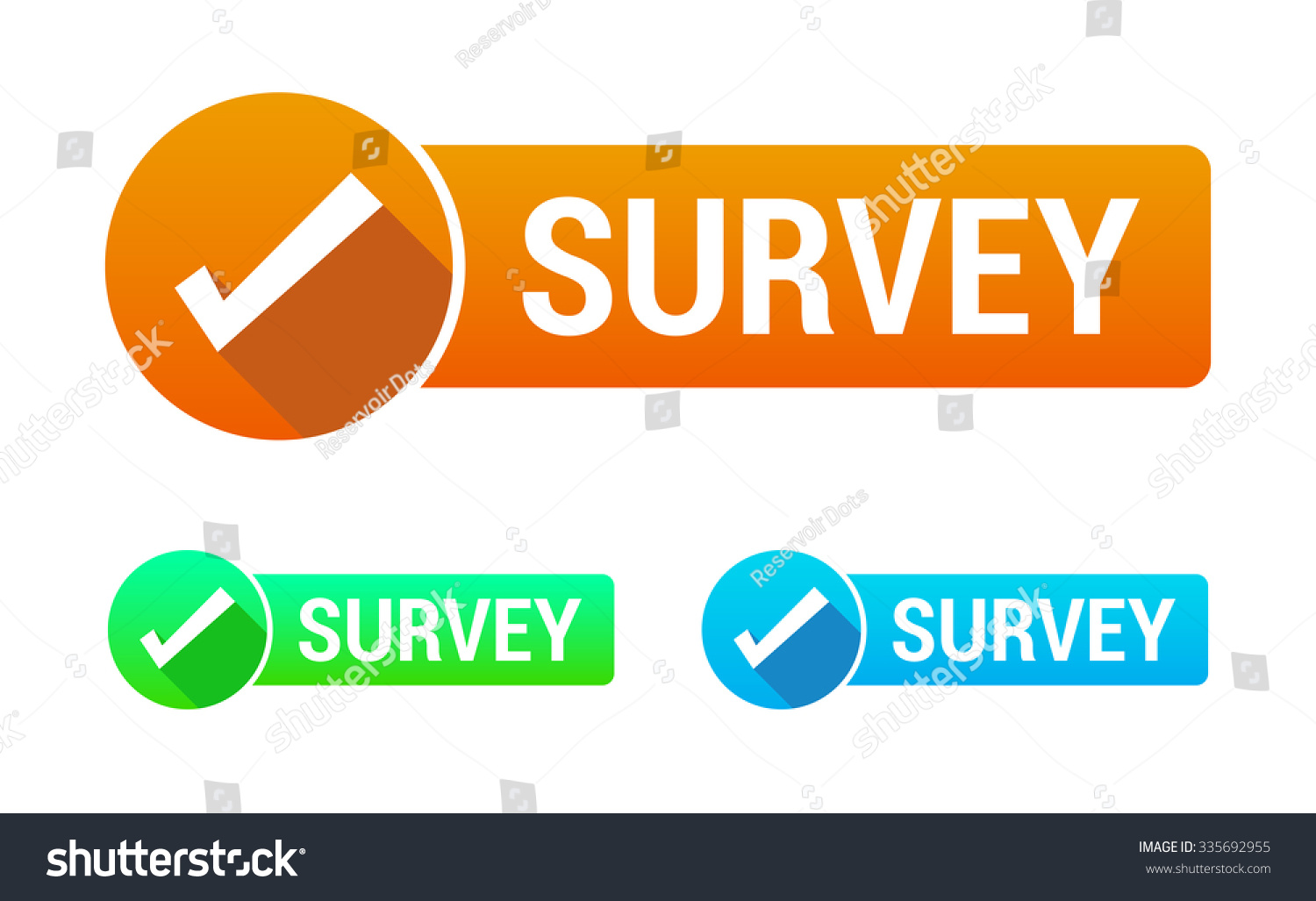 Survey Banner Stock Vector (Royalty Free) 335692955