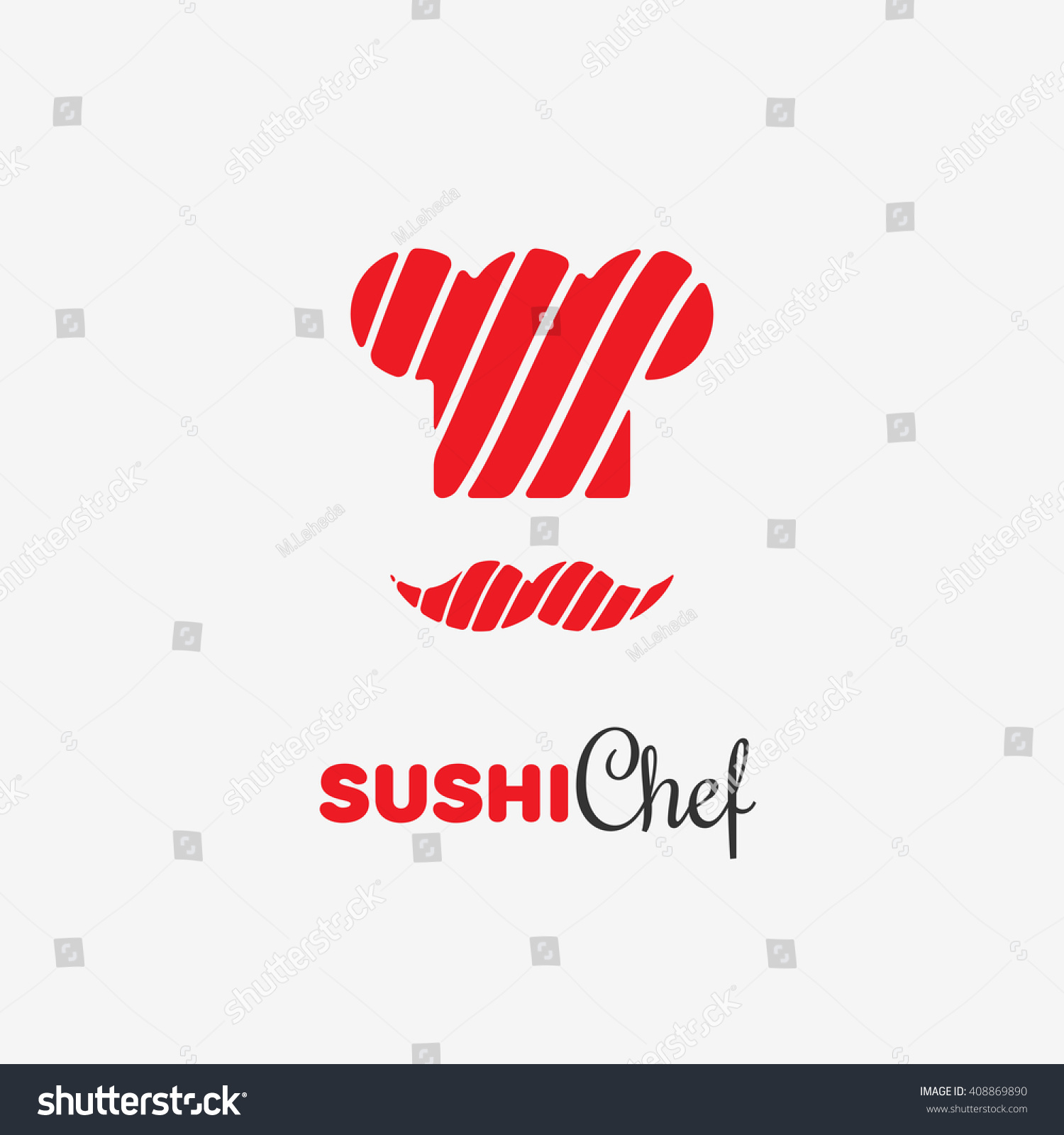 Sushi Chef Logo Template Design Vector Stock Vector (Royalty Free ...