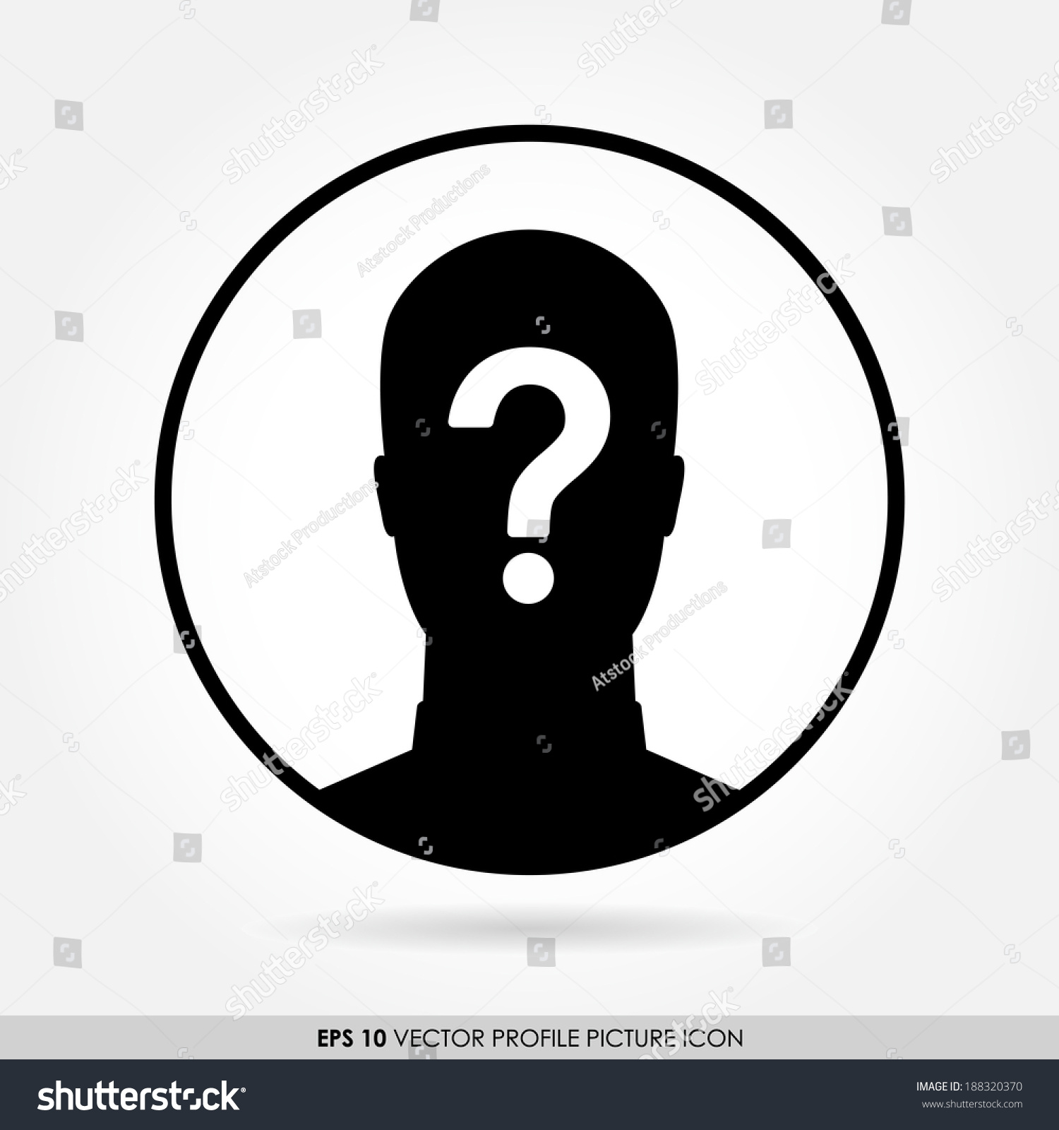 Suspect Man Silhouette Question Mark Vector: เวกเตอร์สต็อก (ปลอดค่า ...