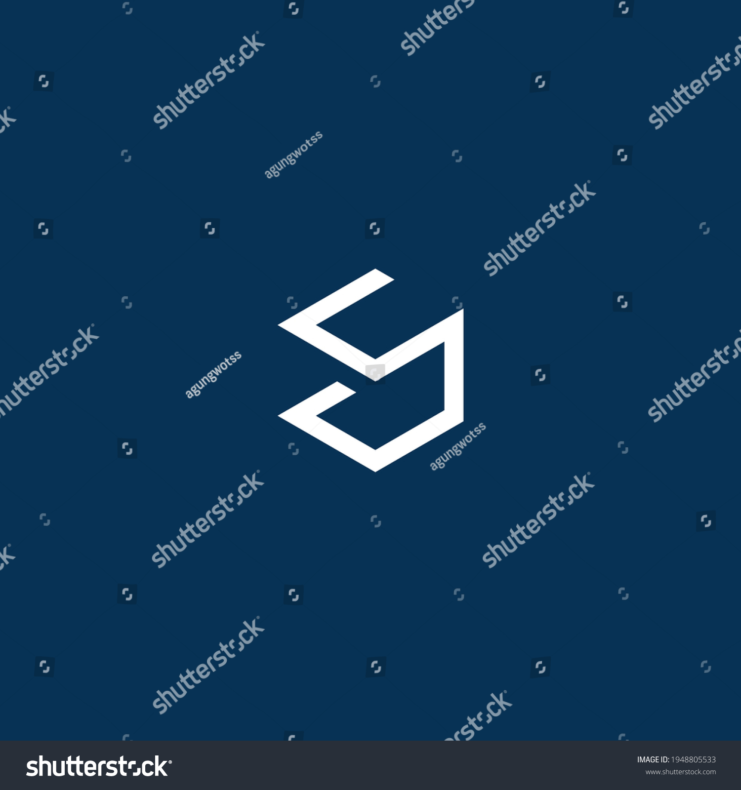 Sv Logo Simple Free Vector Stock Vector (Royalty Free) 1948805533 ...