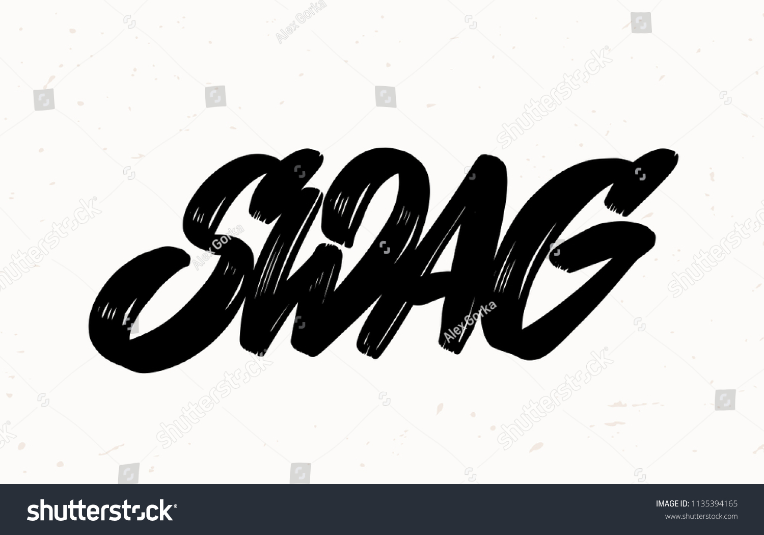 Swag Vector Lettering Stock Vector (Royalty Free) 1135394165