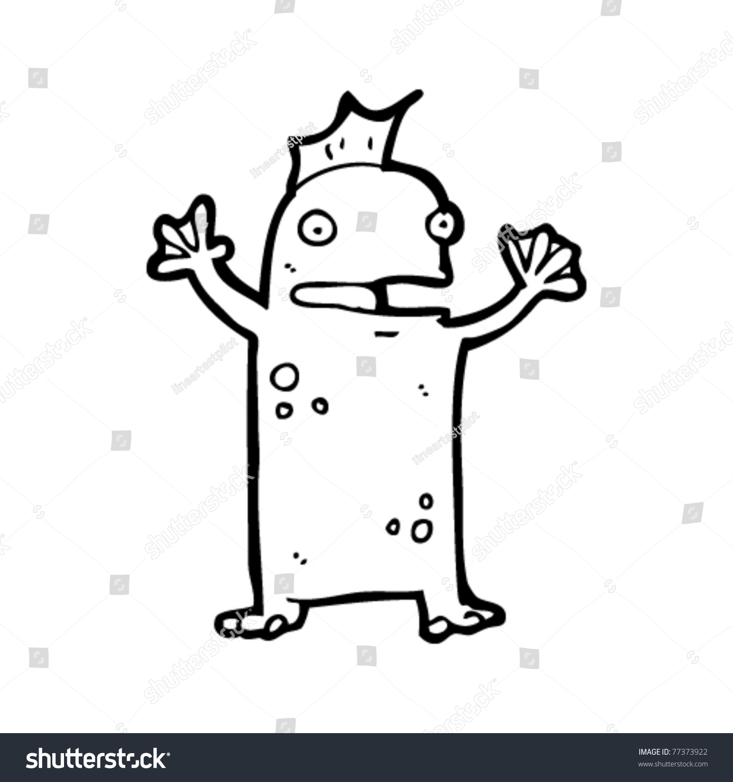Swamp Creature Cartoon Stock Vector (Royalty Free) 77373922 | Shutterstock