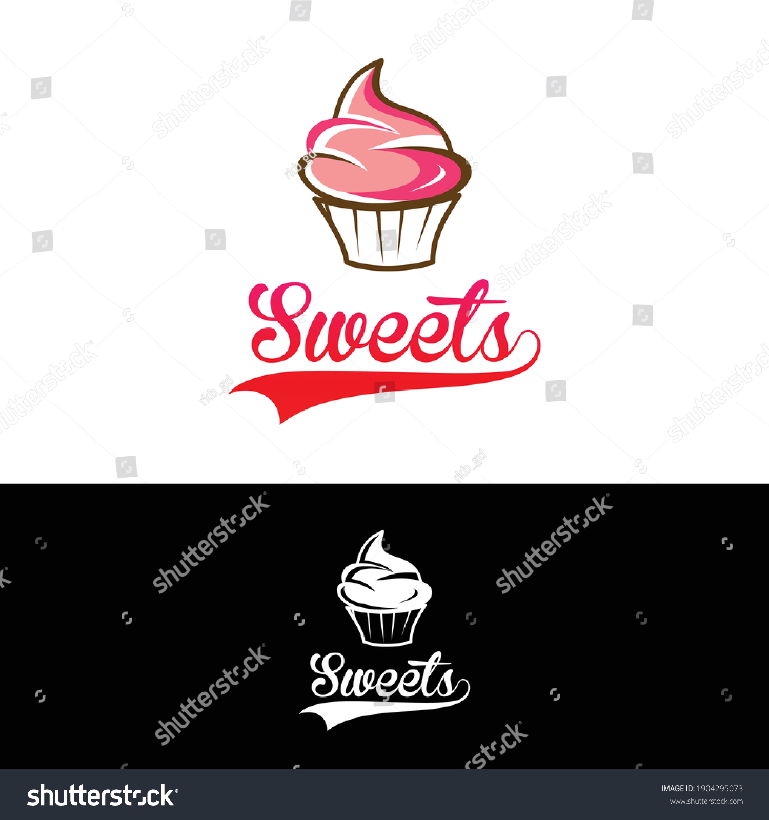 Sweet Logo Vector Template Stock Vector (Royalty Free) 1904295073 ...