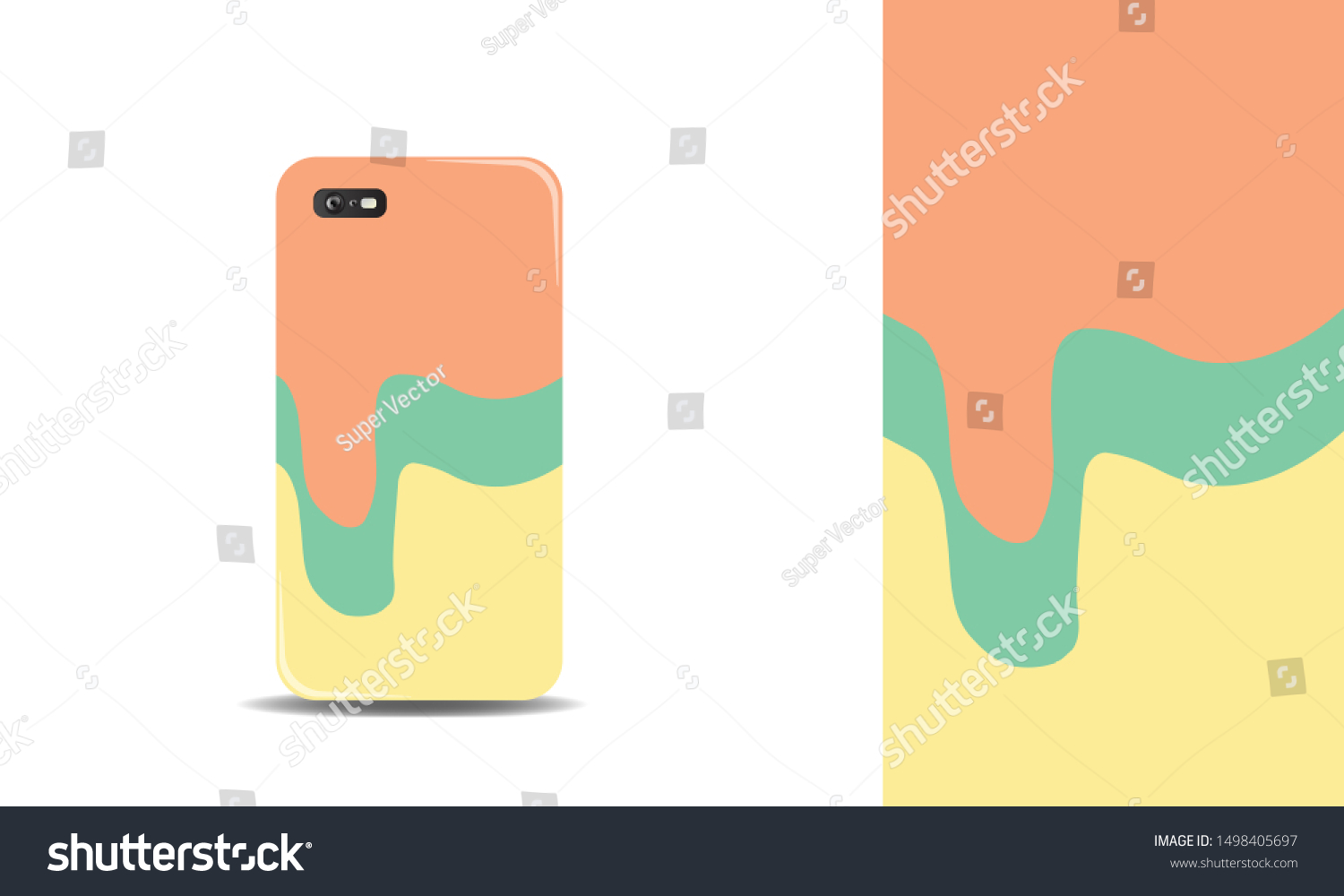 Sweet Phone Case Vector Design Background Stock Vector (Royalty Free ...