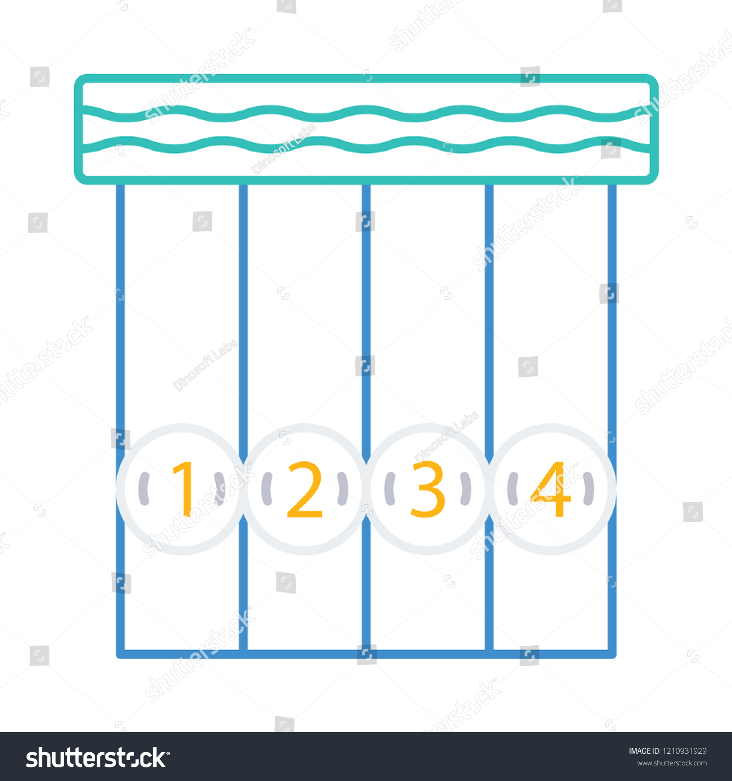 Swimming Pool Track Stock Vector (Royalty Free) 1210931929