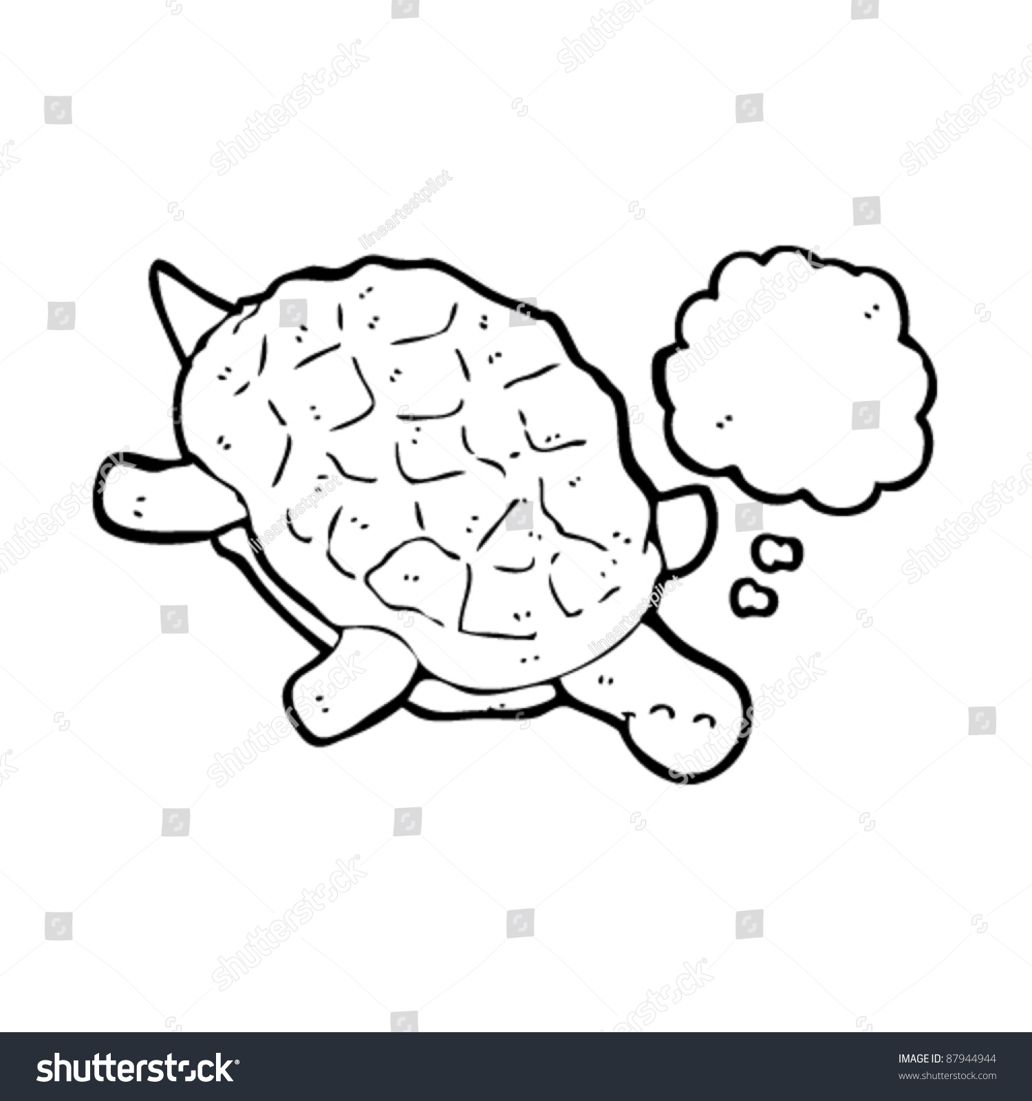 Swimming Turtle Cartoon Stock Vector (Royalty Free) 87944944 | Shutterstock