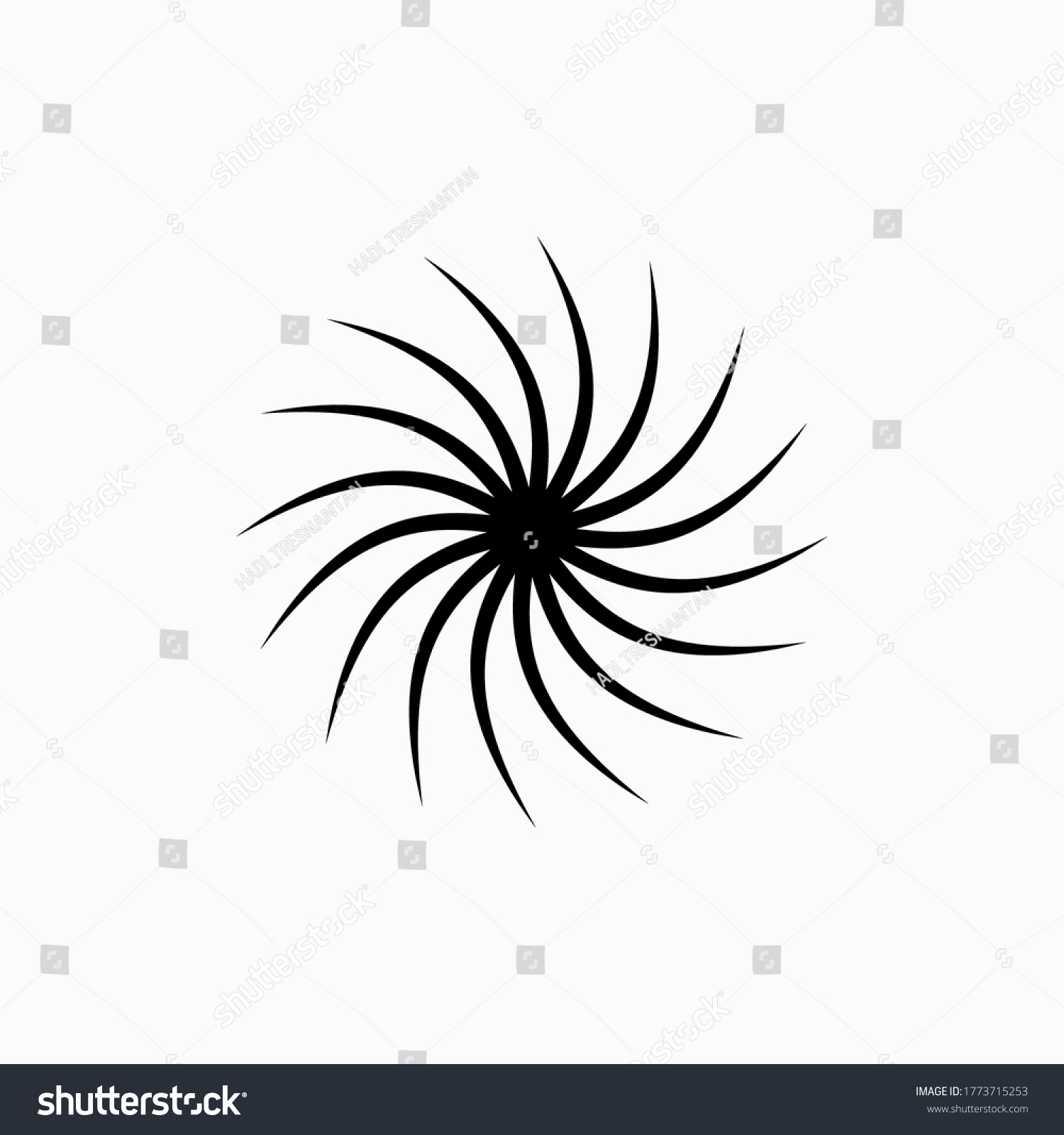 Swirl Icon Cyclone Symbol Vector Stock Vector (Royalty Free) 1773715253