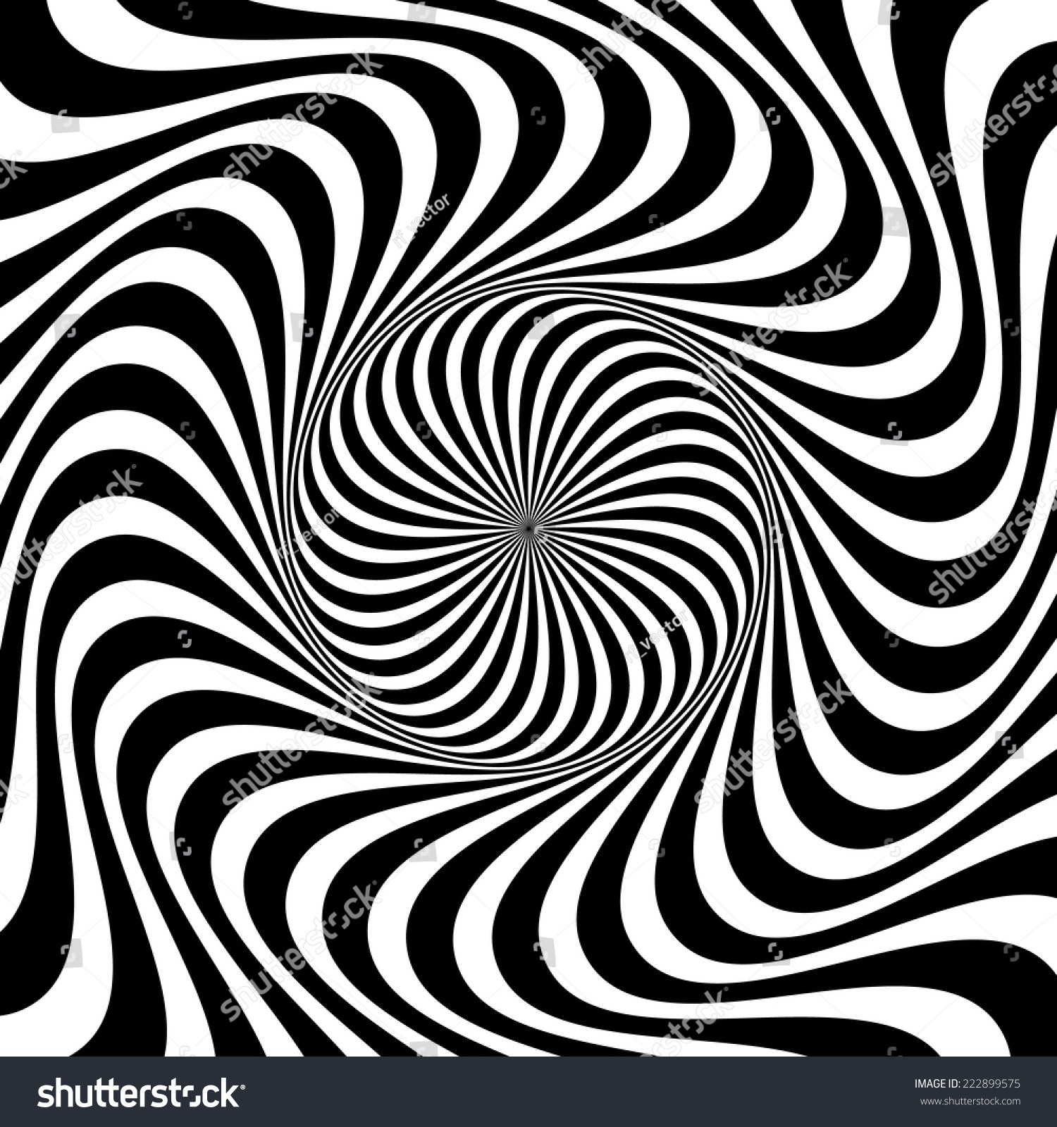 Swirling Background Abstract Shapes Forming Vortex Stock Vector