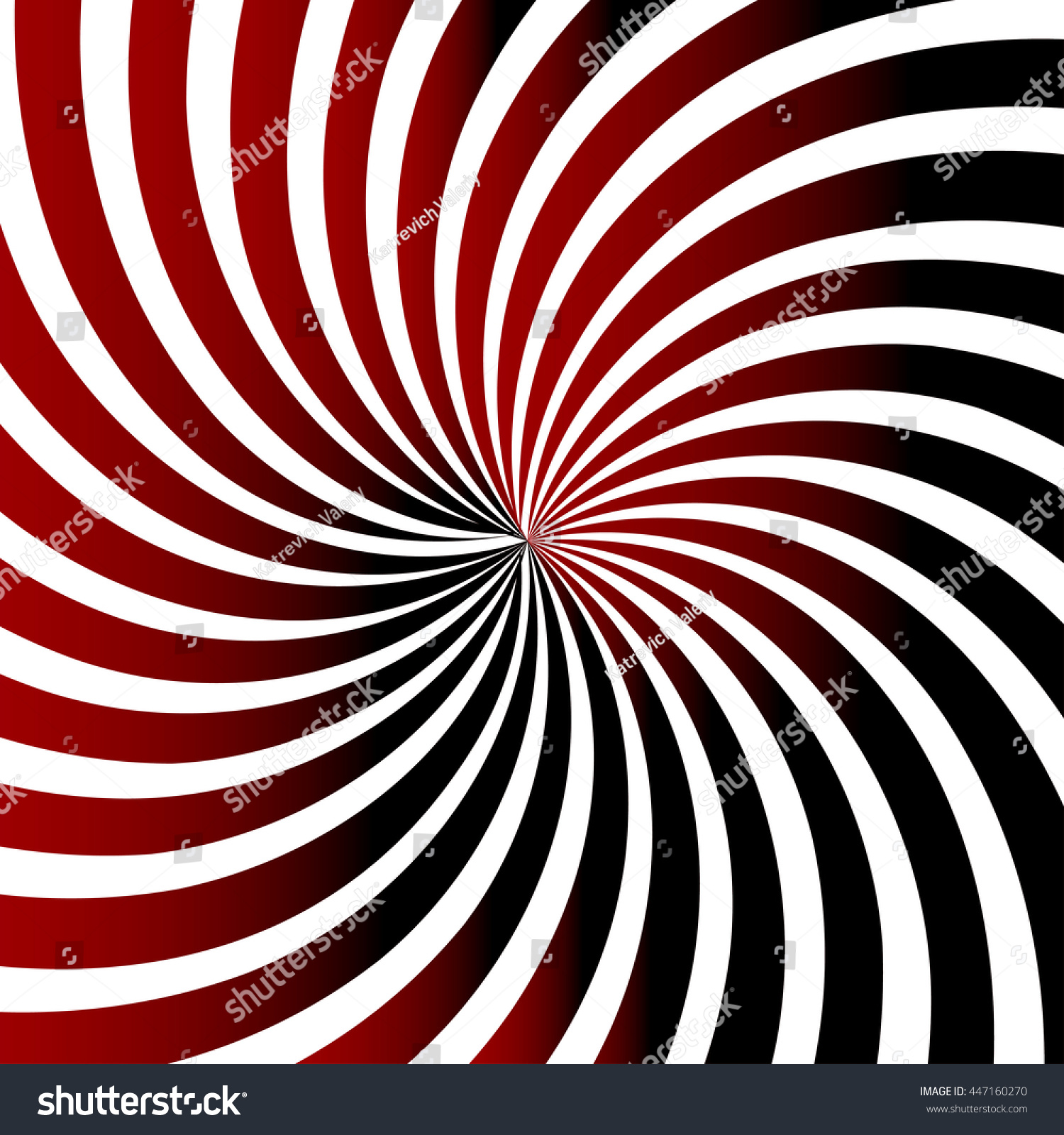 Swirling Radial Pattern Background Vith Gradient Stock Vector (Royalty ...