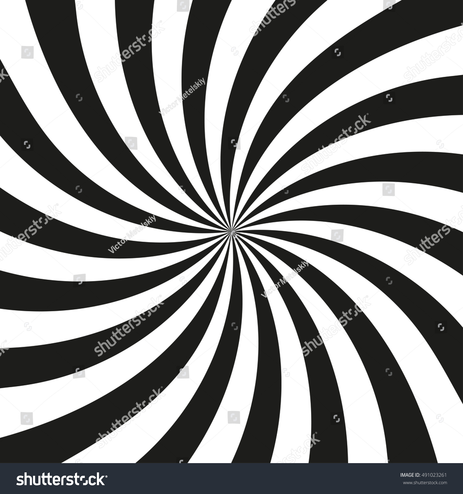 Swirling Radial Pattern Vortex Spiral Rays Stock Vector (Royalty Free ...