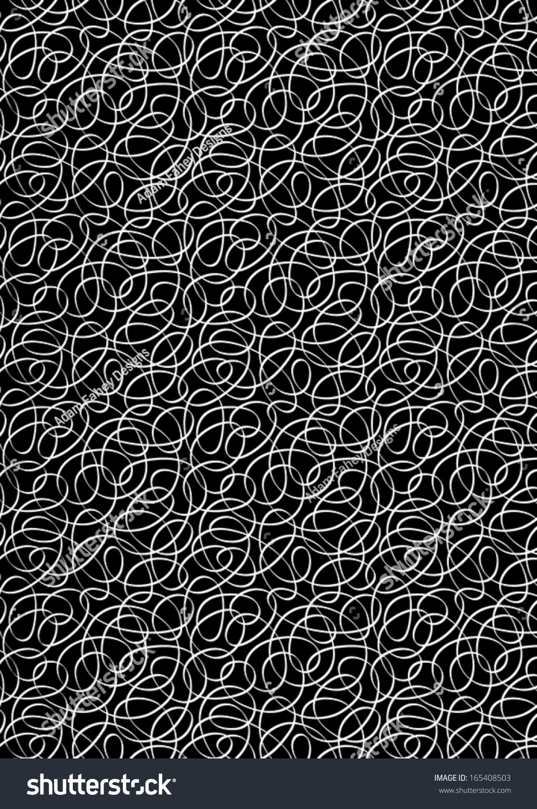 Swirls Repeat Pattern Illustrator Repeat Pattern Stock Vector (Royalty ...