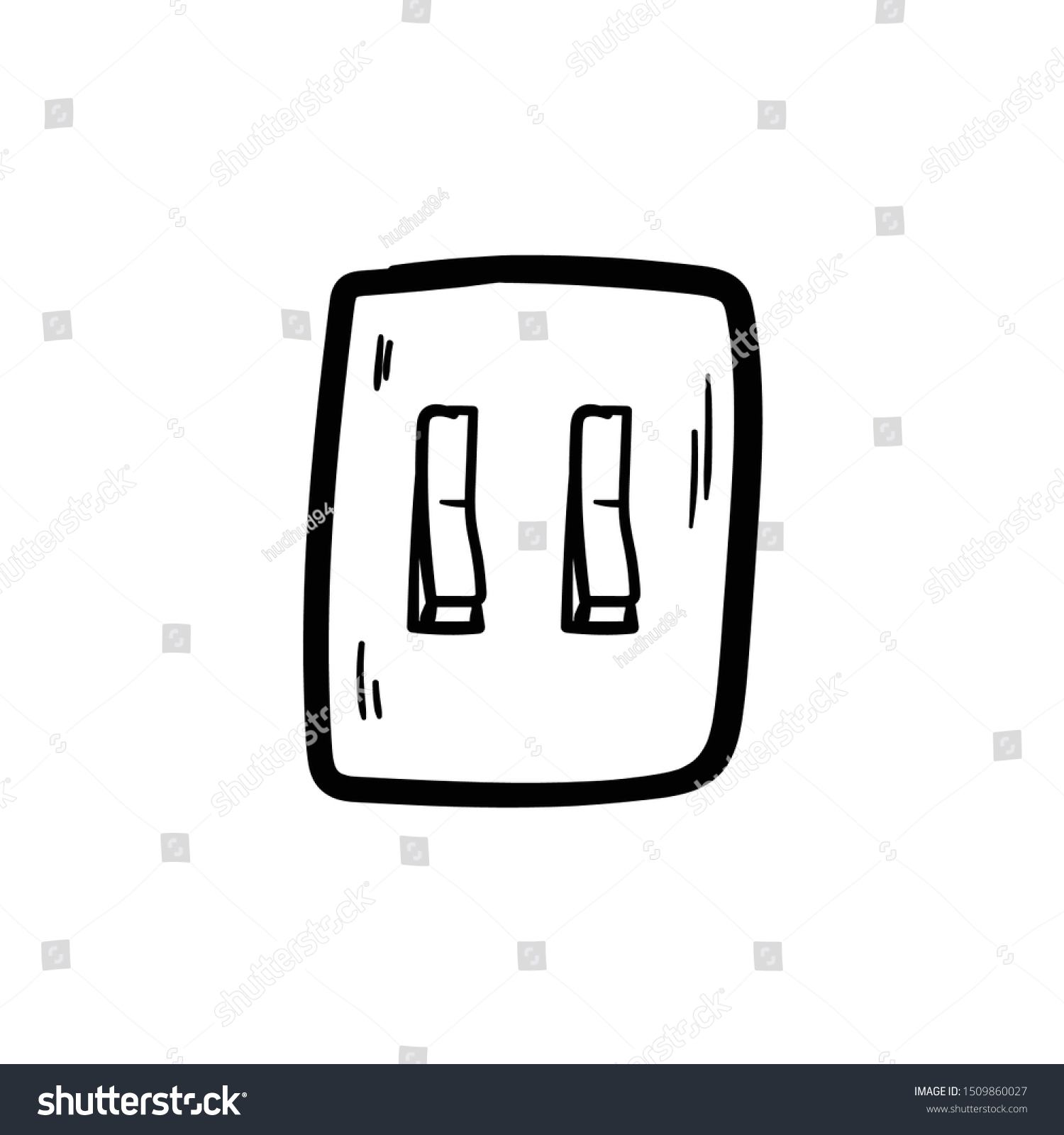 Switch Doodle Hand Drawing Vector Stock Vector (Royalty Free) 1509860027