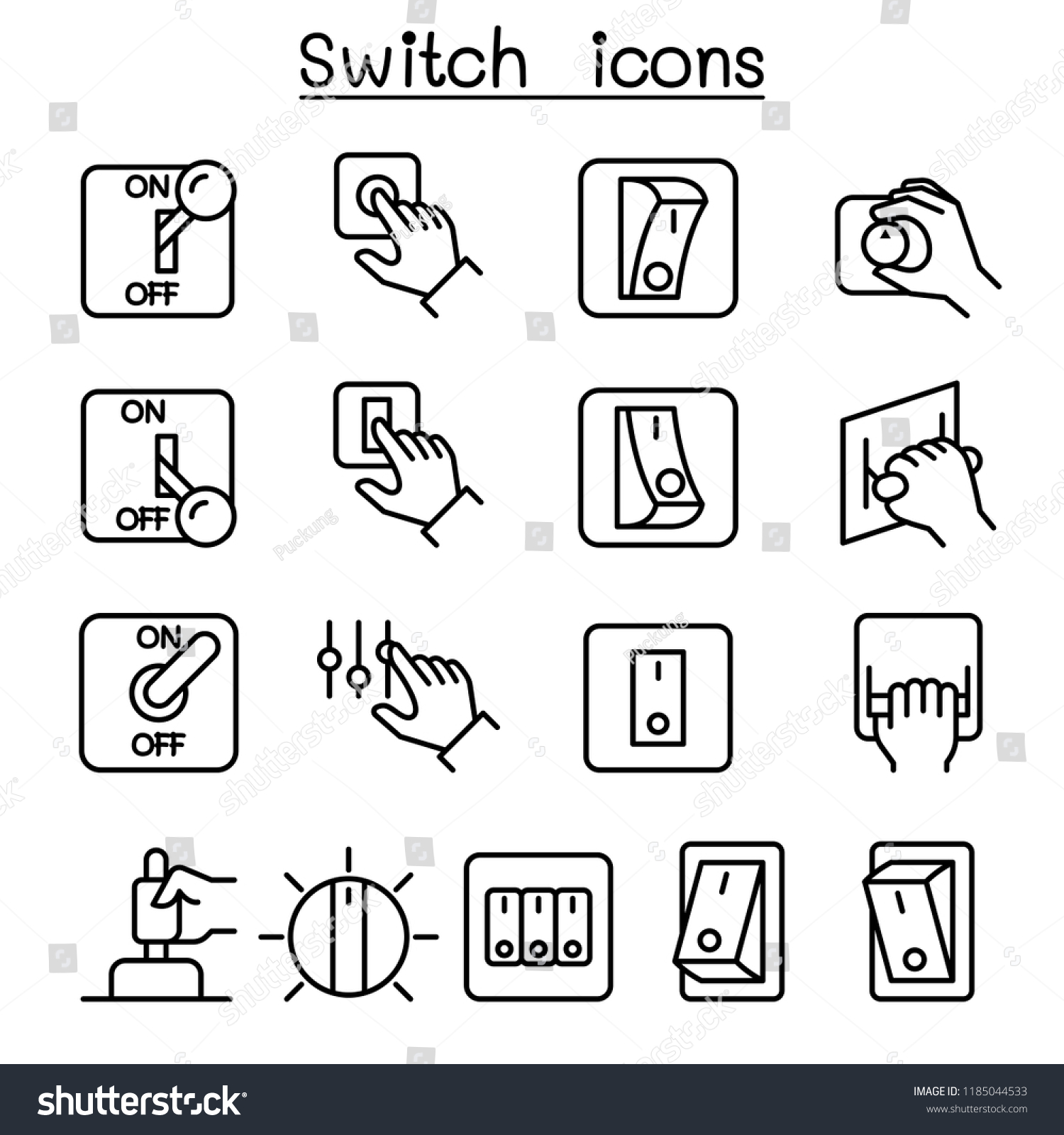 86,782 imágenes de Electrical switch icon - Imágenes, fotos y vectores ...