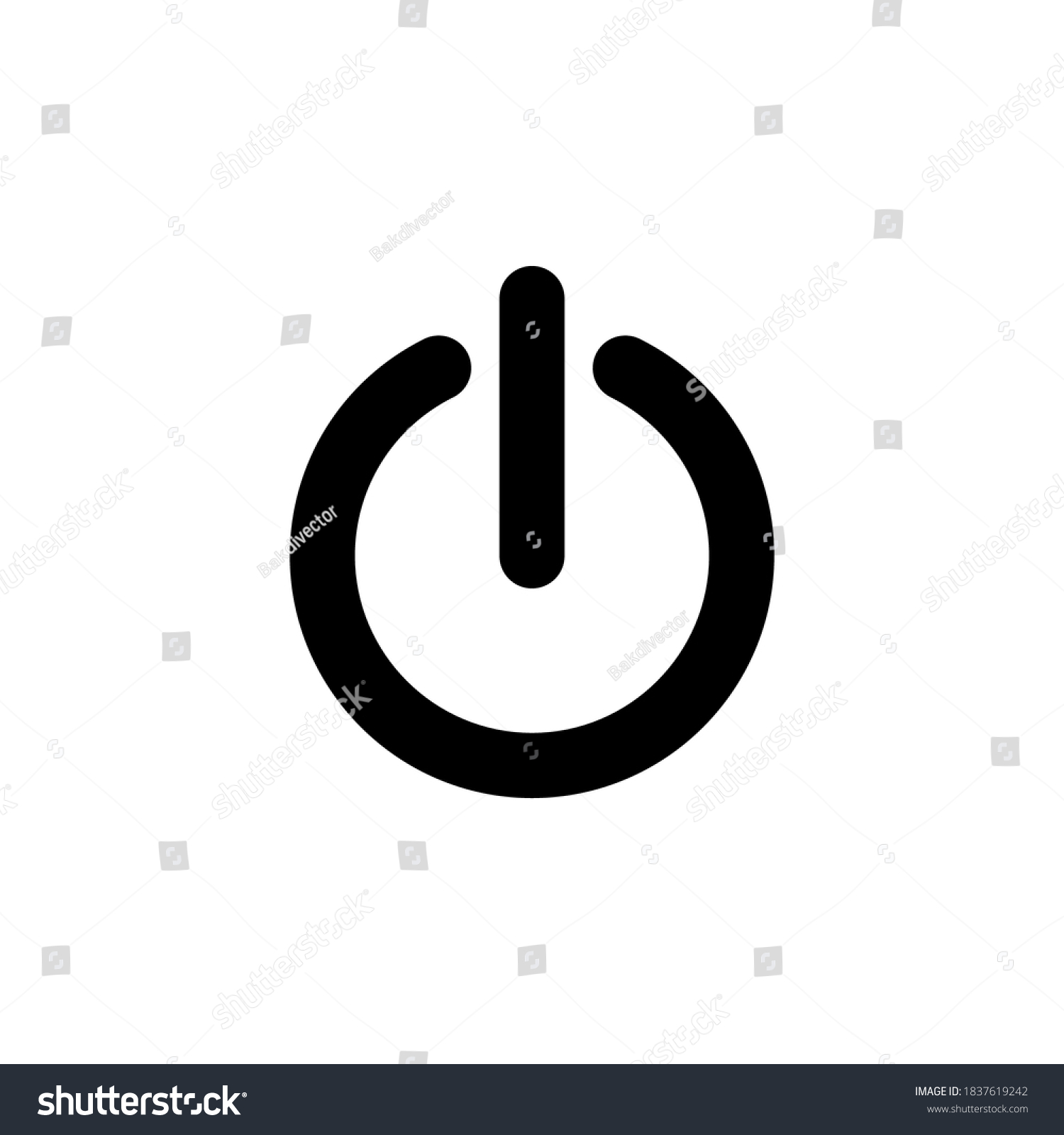 Switch Icon Symbol Vector On White Stock Vector (Royalty Free ...